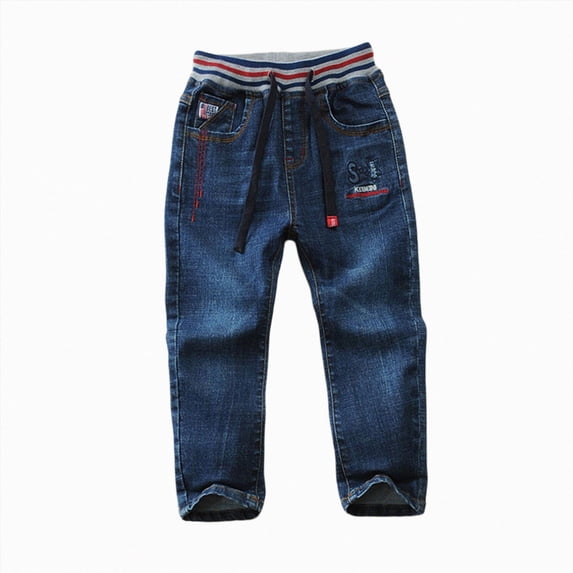 Gubotare Jeans for Kids Baby Toddler Straight Leg Stretch Denim Jeans ...
