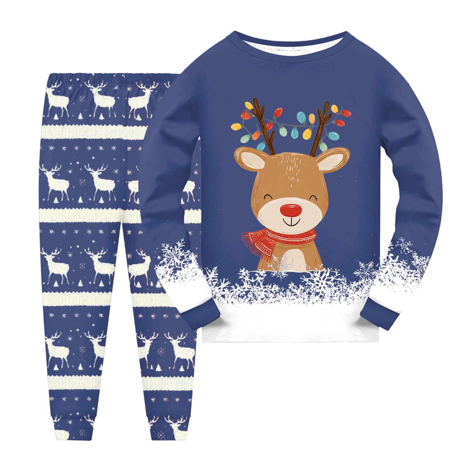 Gubotare Kids Christmas Pajamas Little Boys Pajamas Kids 2 Piece Pjs ...