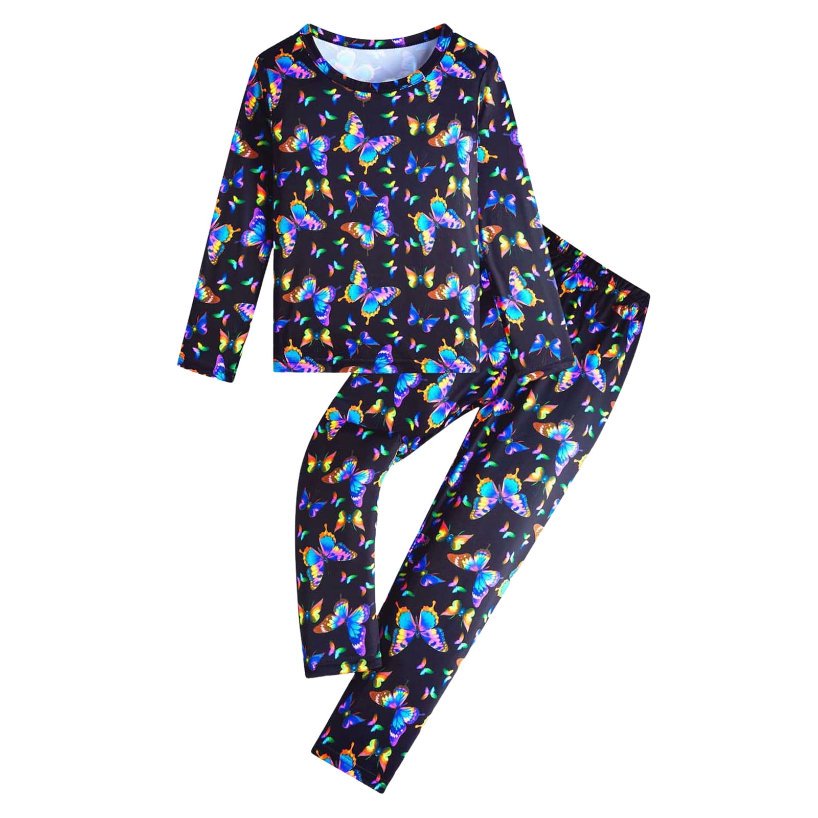 Gubotare Kids Pajama Set Glow in The Dark - 3D Fluorescent Print Boys ...