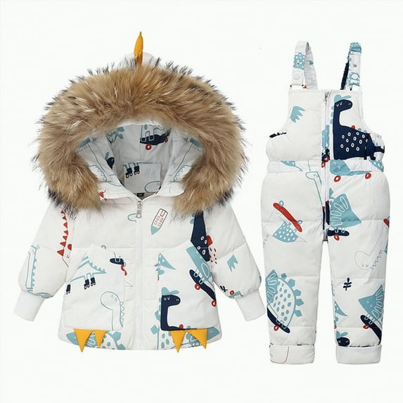 Gubotare Kids Snow Pants And Coat Set Infant & Toddler Boys Girls ...