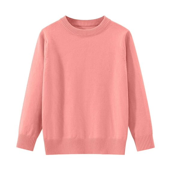 Gubotare Kids Sweater Girls Sweaters Cute Crewneck Long Sleeve Knit ...