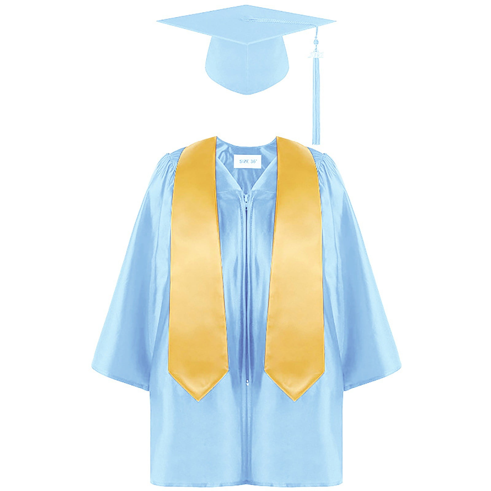Gubotare Kindergarten Cap and Gown 2025 Shiny Child Graduation Cap ...