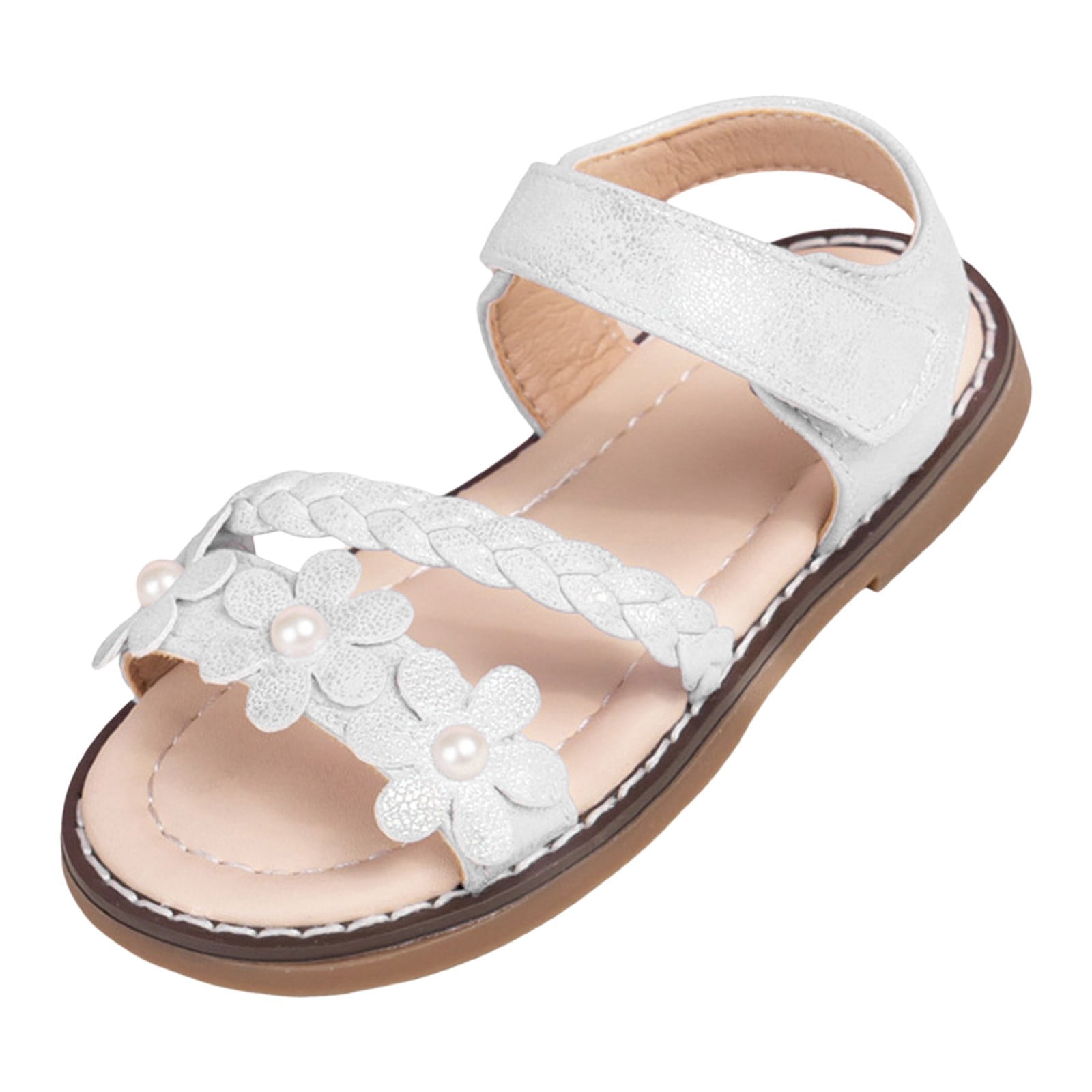Gubotare Little Girl Sandals Toddler Girl Sandals - Flower Girl Summer ...