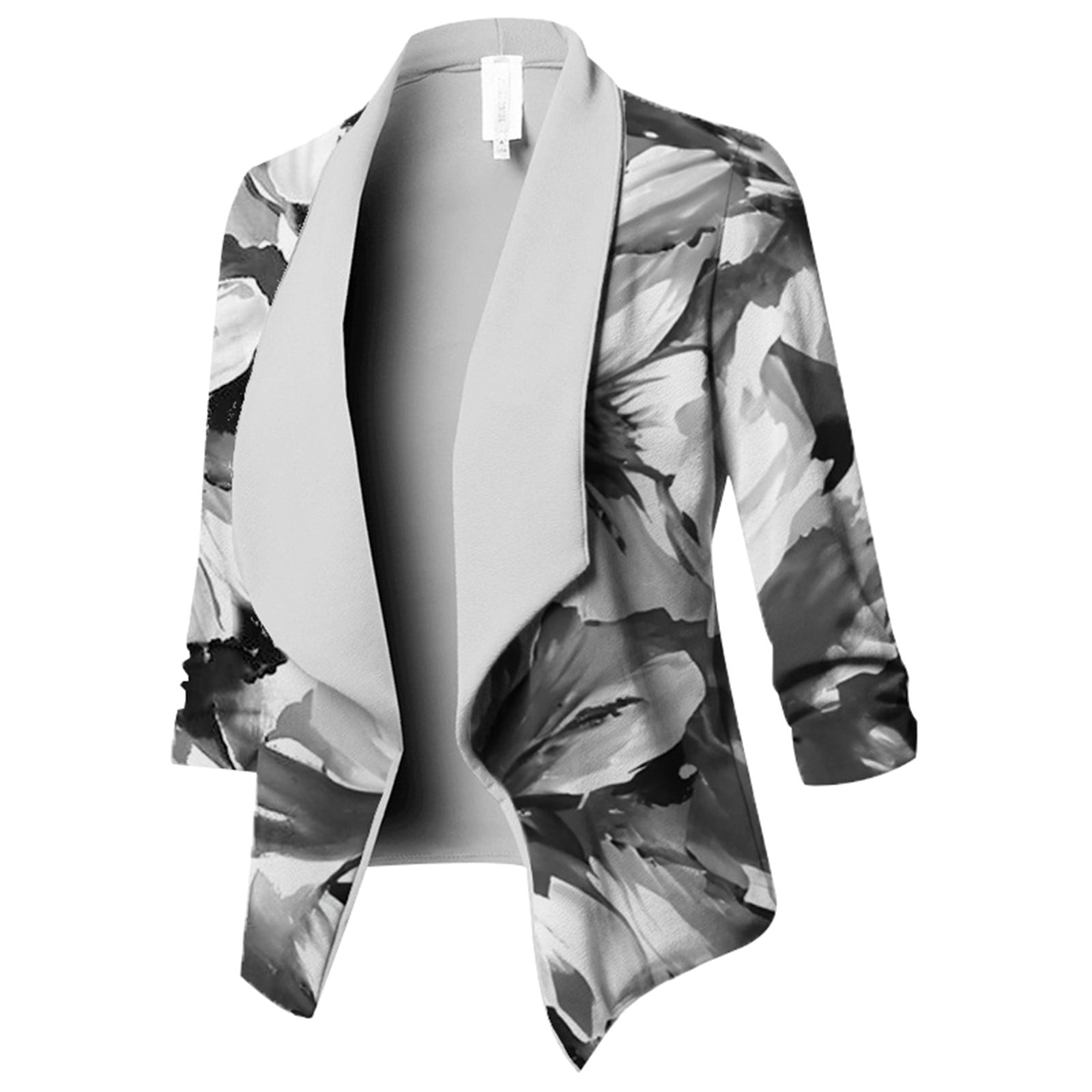 Gubotare Long Sleeve Blazers For Women Women Long Sleeve Blazer Open