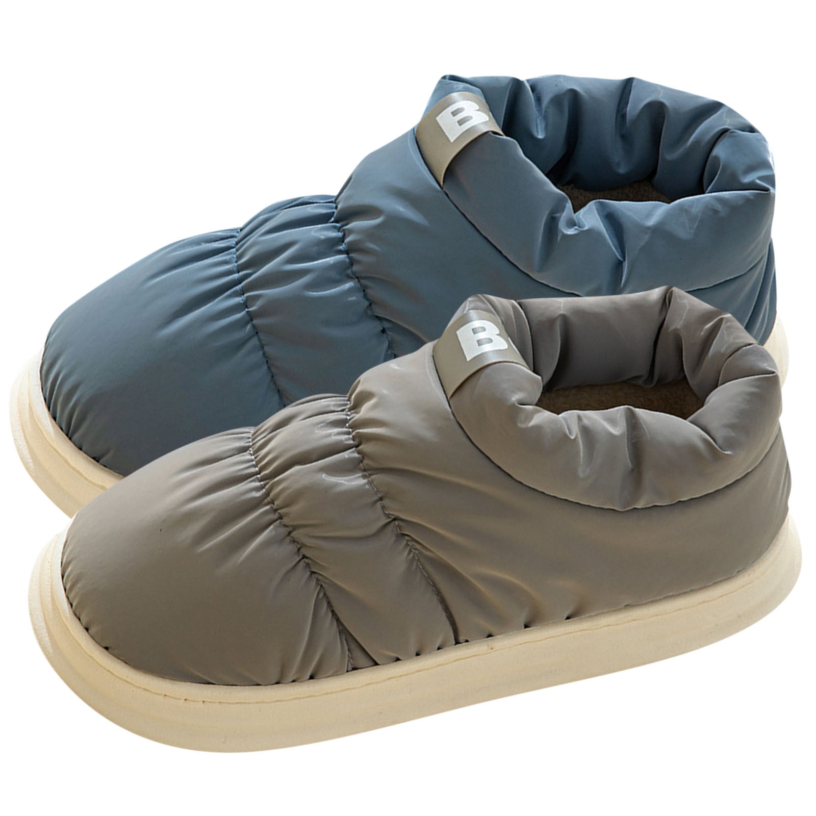 Gubotare Men House Slippers Silp On House Slippers Memory Foam House ...