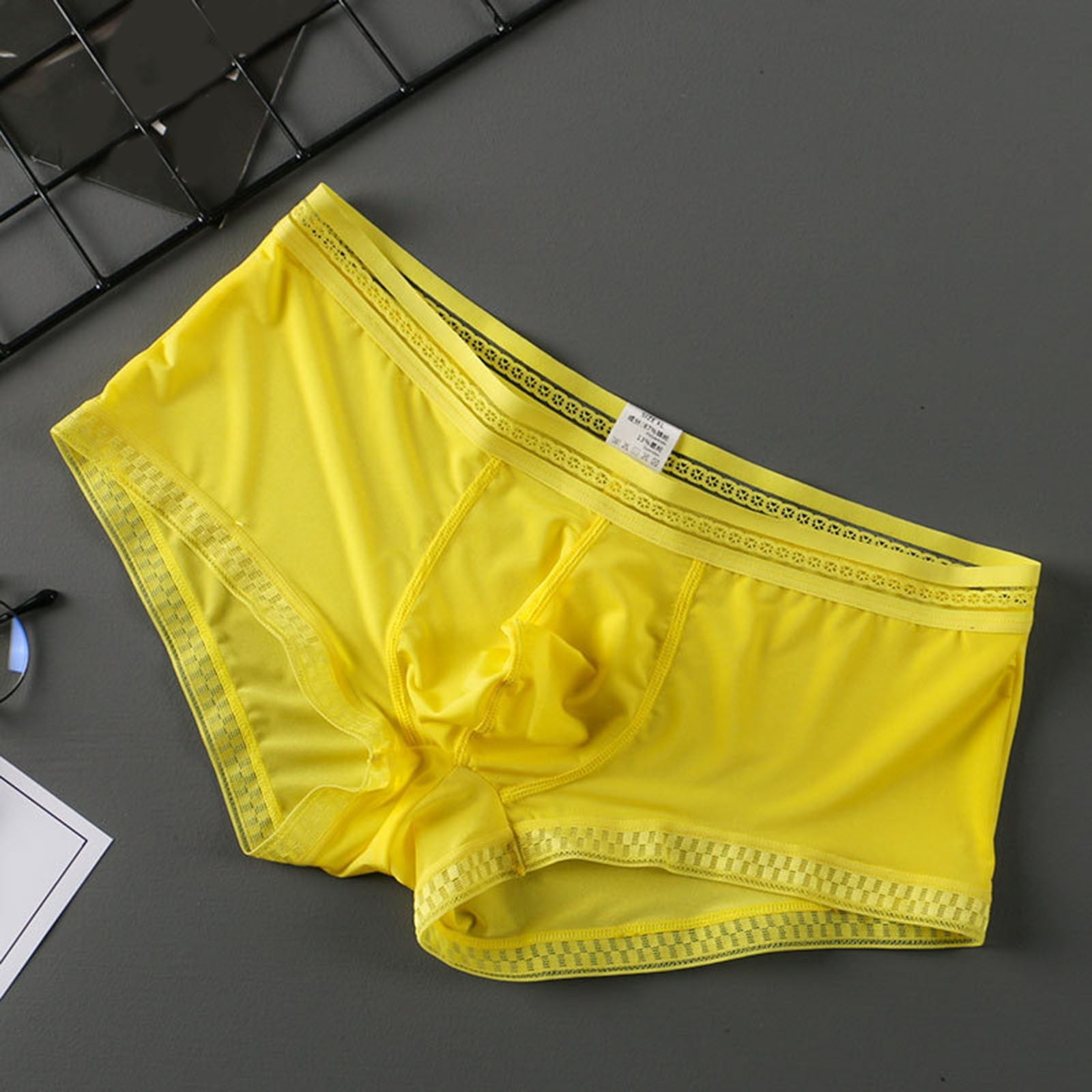 Gubotare Men'S Underwear Boxer Brief Mens Package and Padded Underwear ...