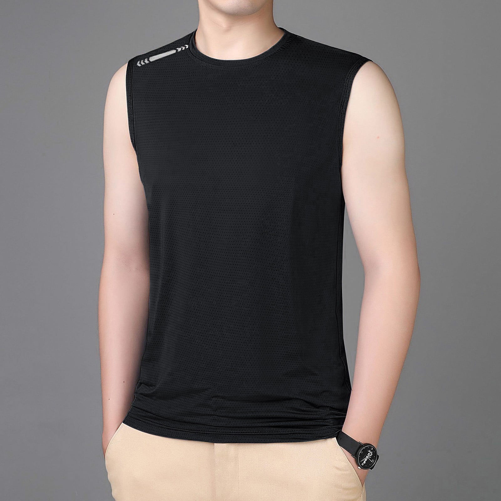 Gubotare Men Tank Tops Men's YBack Muscle Workout Tank Tops Training ...