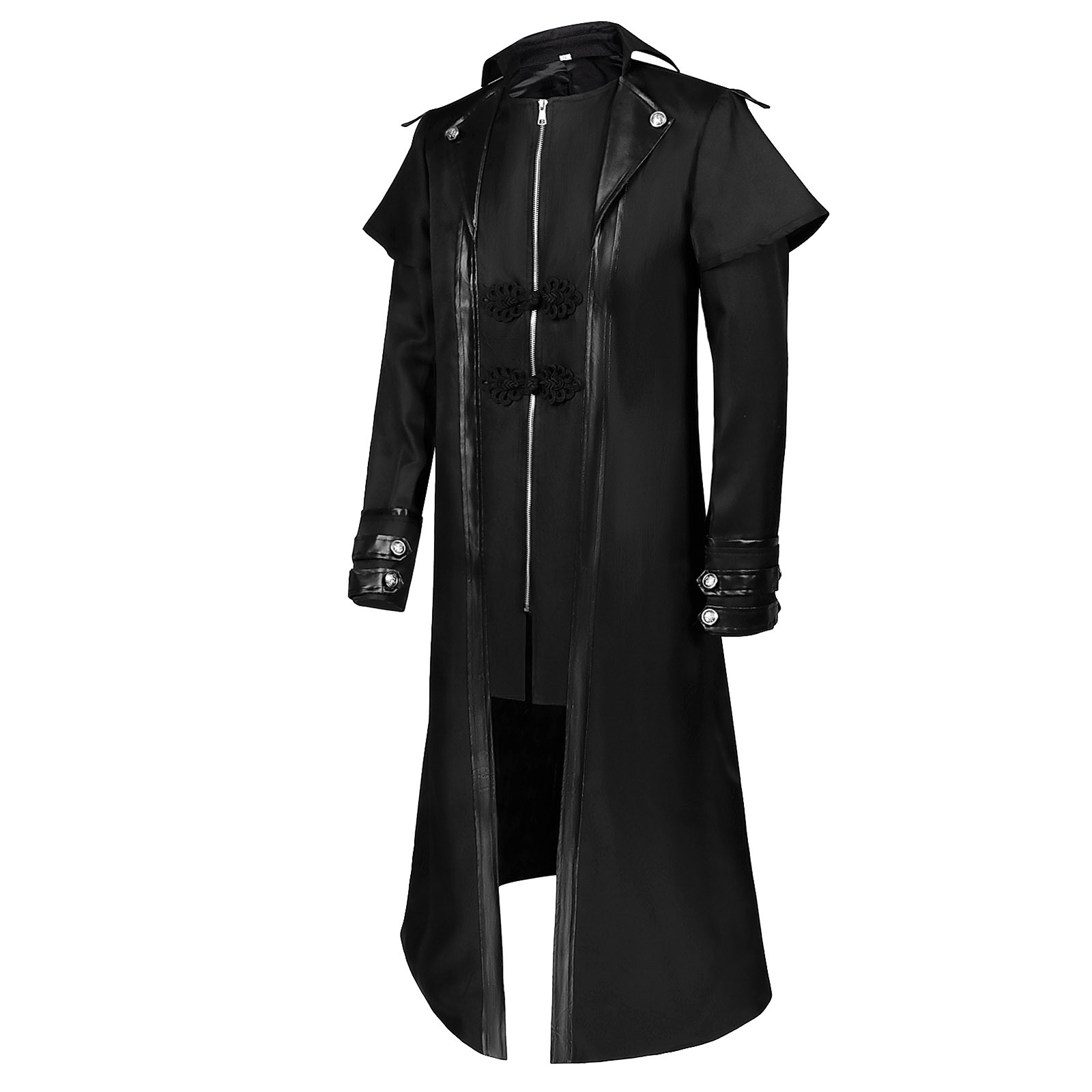 Gubotare Men's Jacket Dress Punk Retro Tuxedo Jacket Retro Collar Suit ...