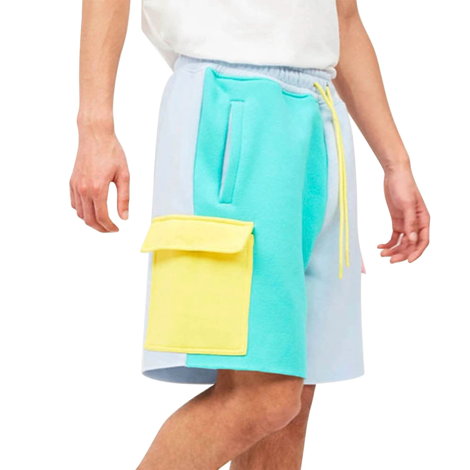 Gubotare Mens Cargo Shorts Men's Stretch Caution Ripstop Free-Band Day ...
