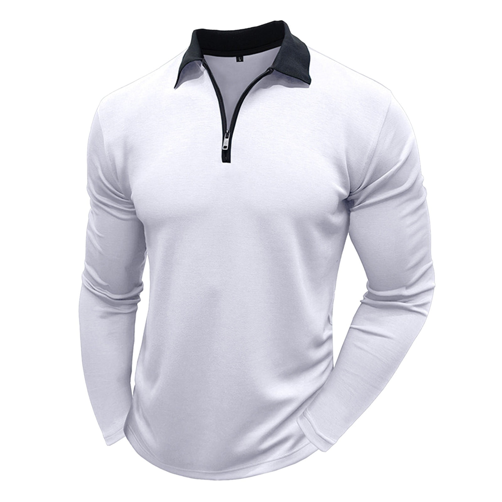 Gubotare Mens Polos Shirts Long Sleeve Big and Tall Men's Polo Shirts ...