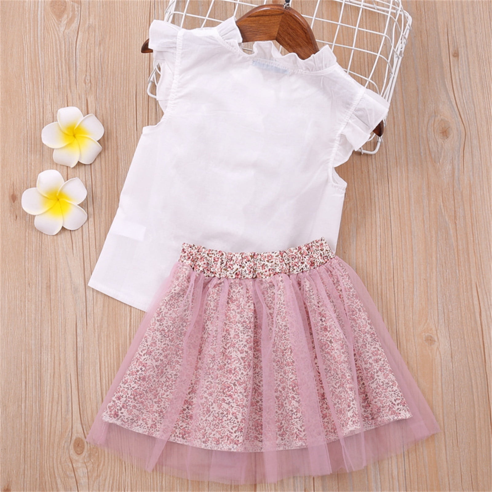 Gubotare Outfits Sets for Girls 2 Piece Girl's 2 Piece Outfits Skirt ...