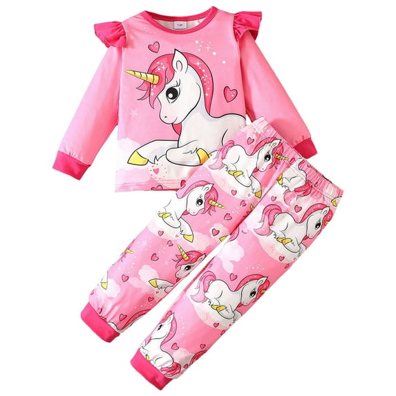 Gubotare Pajamas for Girls Toddler Boys Girls Thermal Underwear Long ...