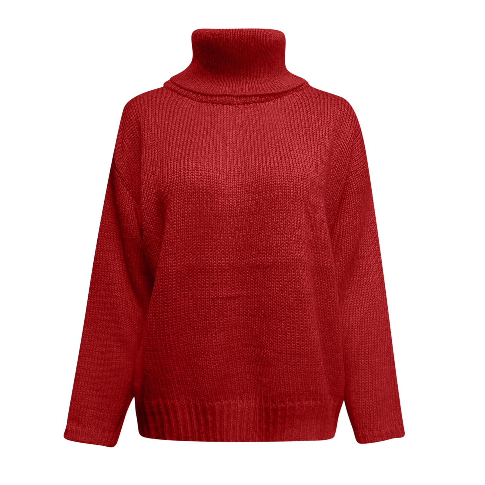 Gubotare Plus Size Sweaters For Women Womens Long Sleeve Sweaters Tops Cable Knit Sweater Loose