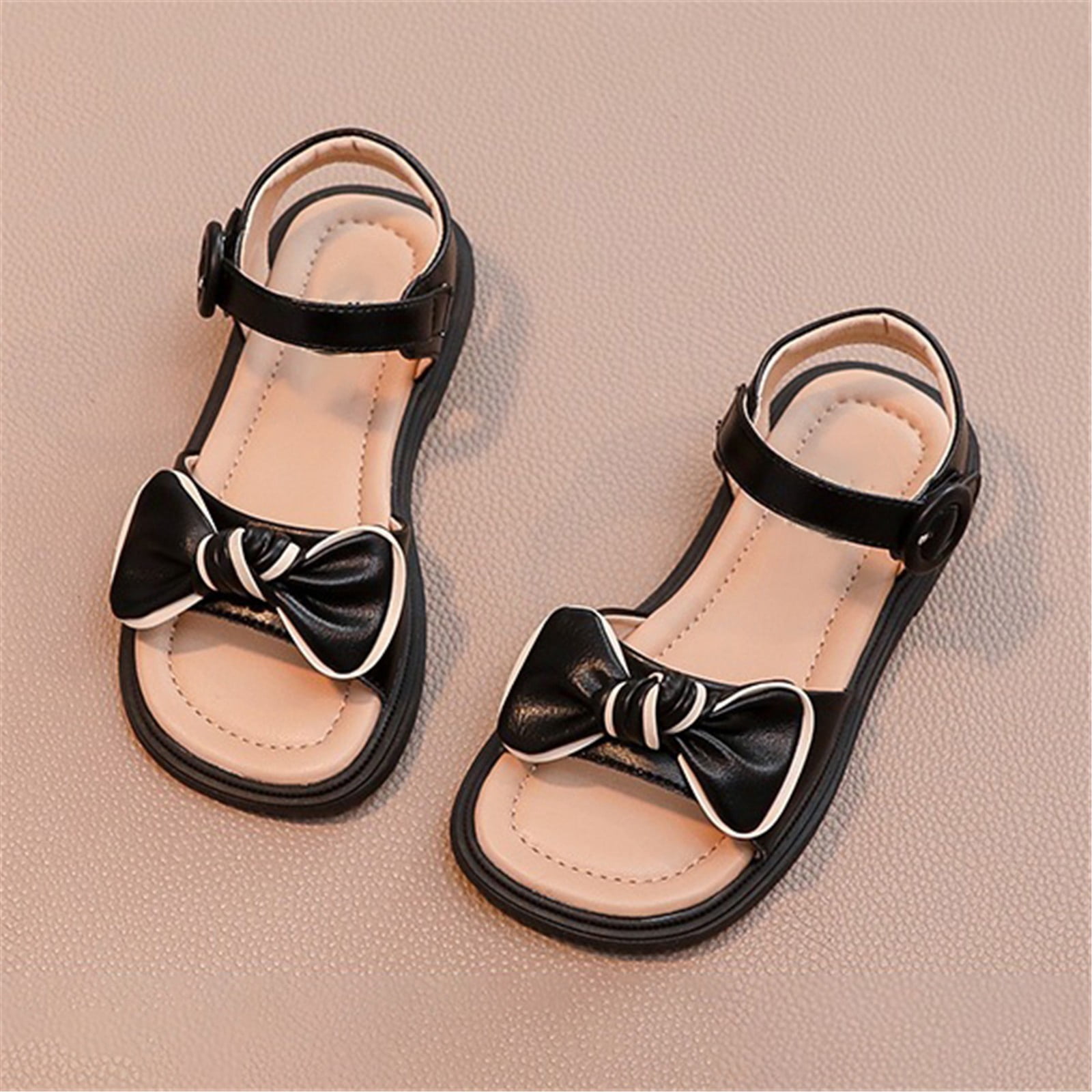 Gubotare Sandals Little Girl Comfortable Girls Sandals Low Heel Dress ...