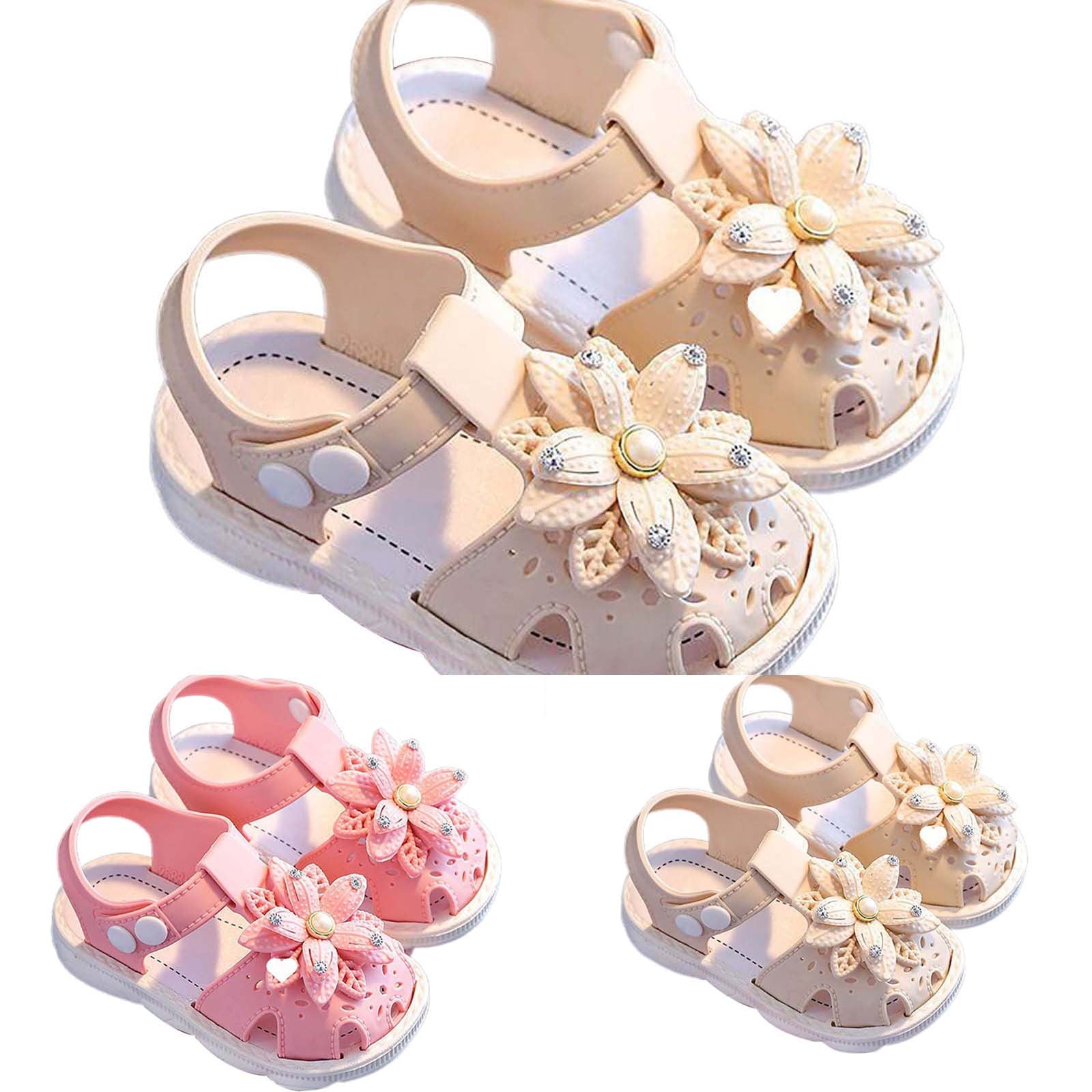 Gubotare Sandals for Girl Dressy Girls Closed Toe Quick Dry Beach ...