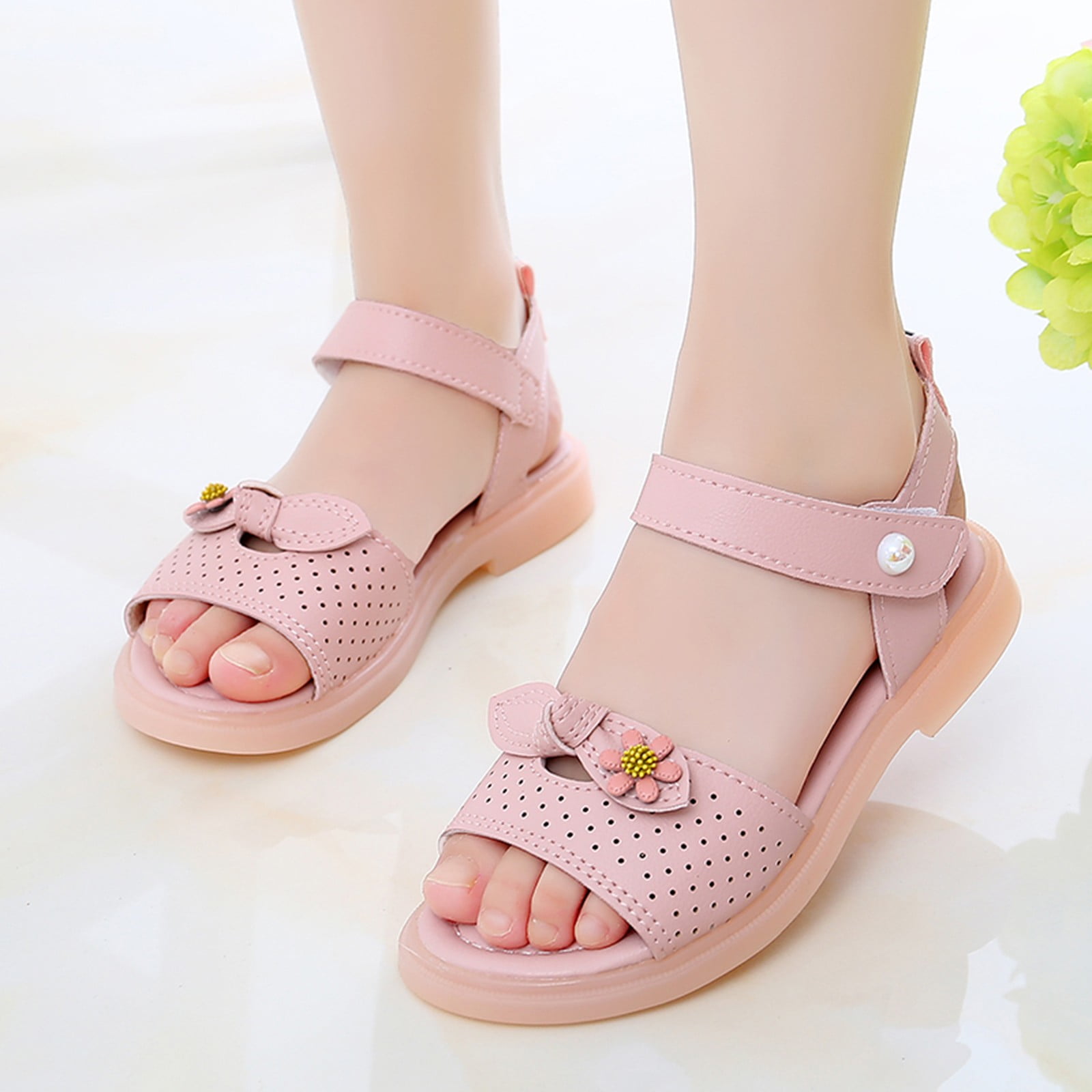 Gubotare Sandals for Girl Girls Closed Toe Outdoor Summer Sandals ...