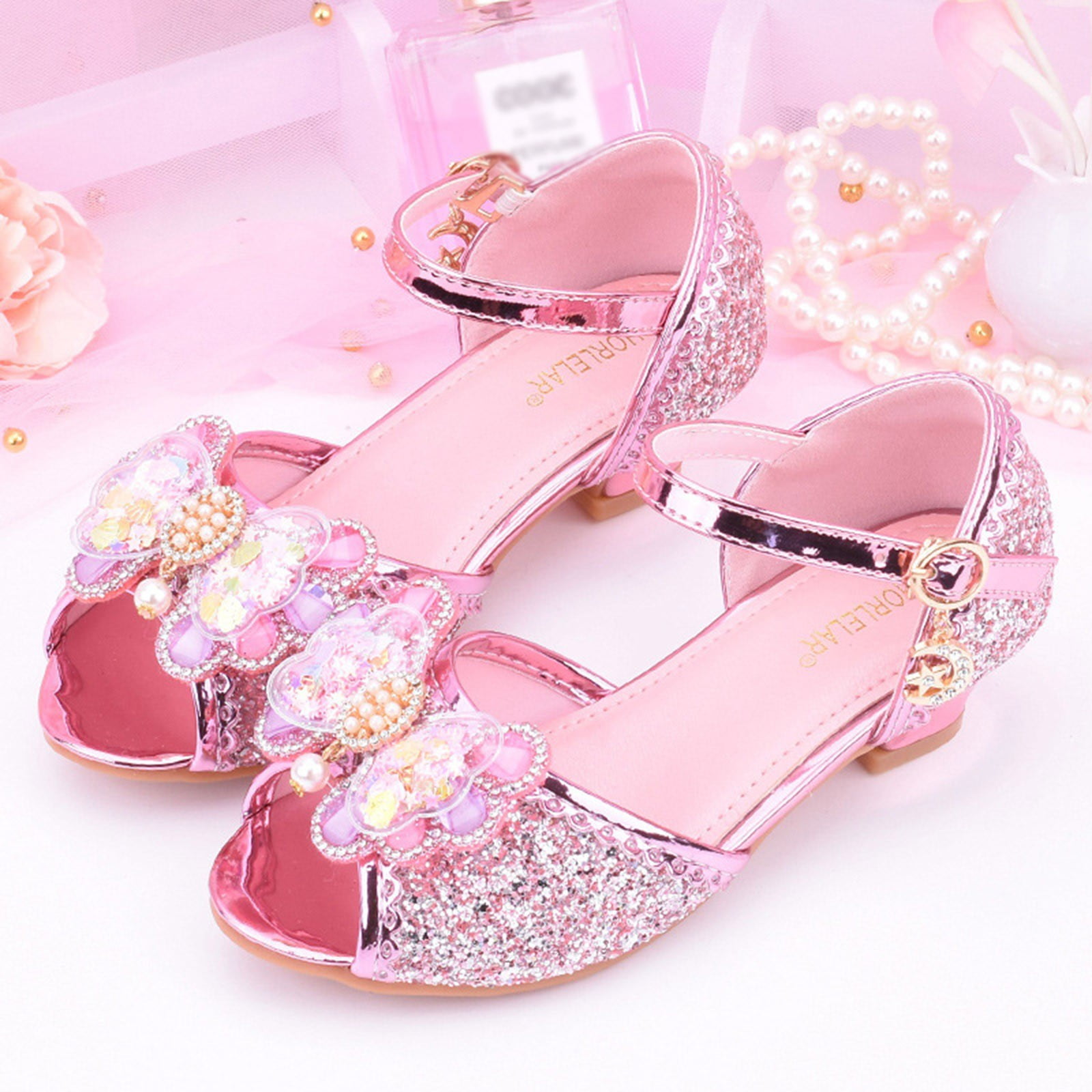 Gubotare Sandals for Little Girl Girls Dress Shoes Toddler Kids Heels ...
