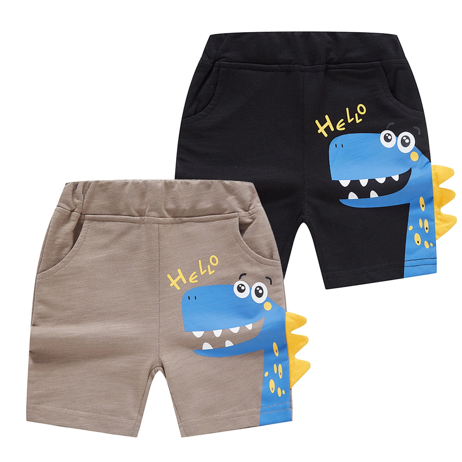Gubotare School Uniform Shorts Toddler Boys Shorts Cartoon Slacks ...