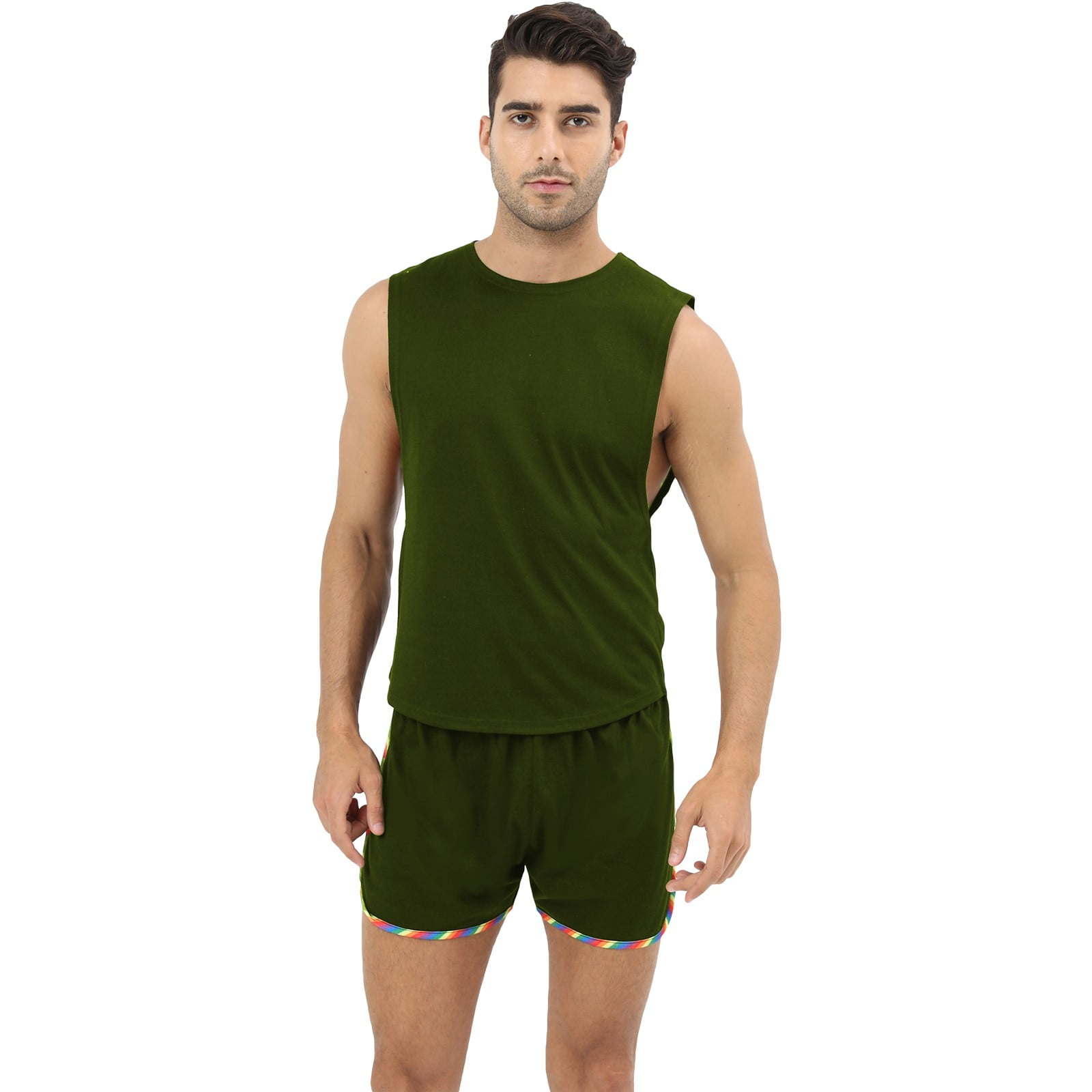 Gubotare Short Set For Men Casual Summer Mens Casual 2 Piece Outfits