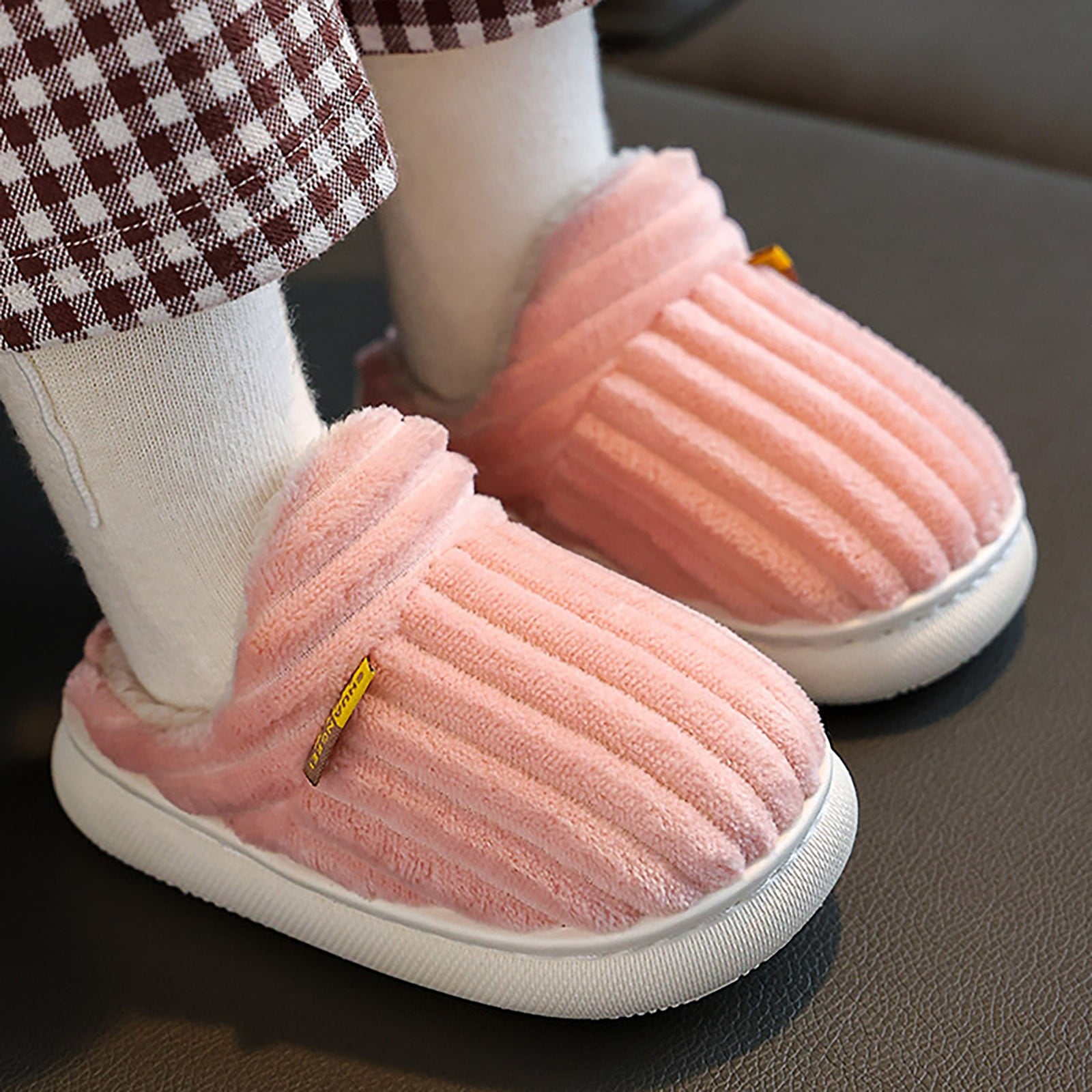 Gubotare Slipper for Kids Slippers for Girls Boys Cute Soft Plush ...