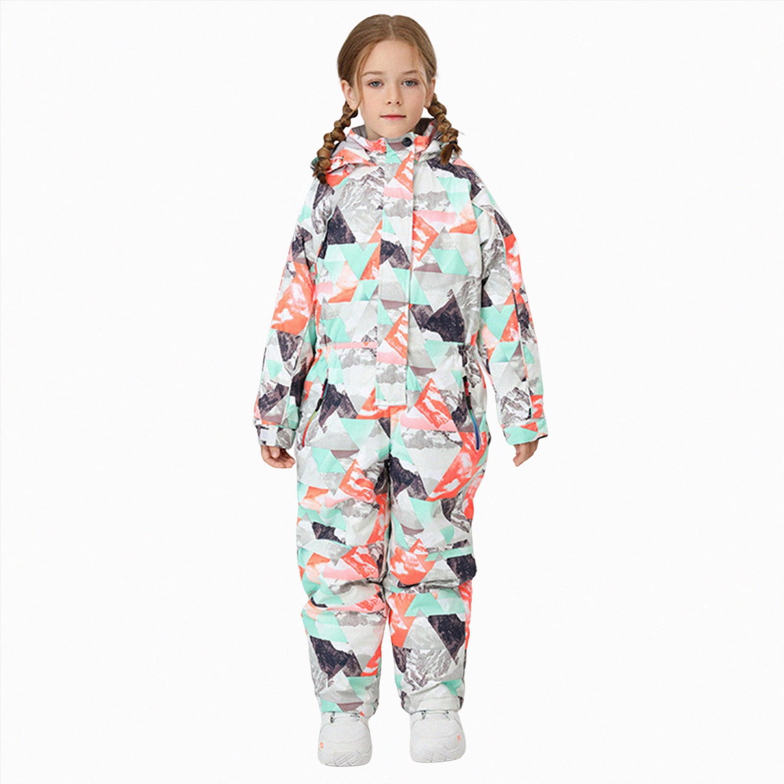 Gubotare Snow Suits Girls Snow Suit for Kids Waterproof Insulated ...