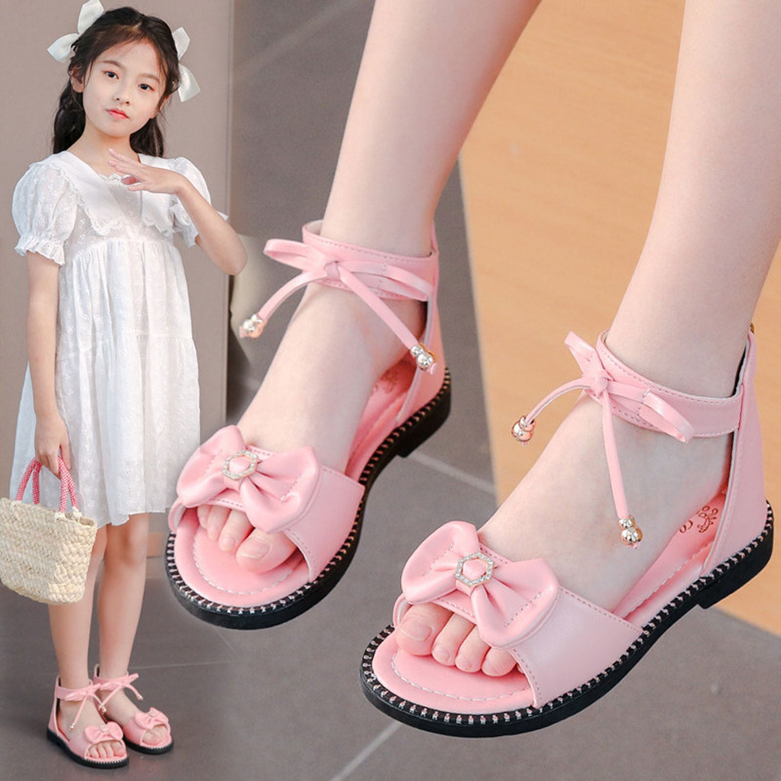 Gubotare Summer Sandals for Baby Girl Comfortable Girls Strappy Summer ...