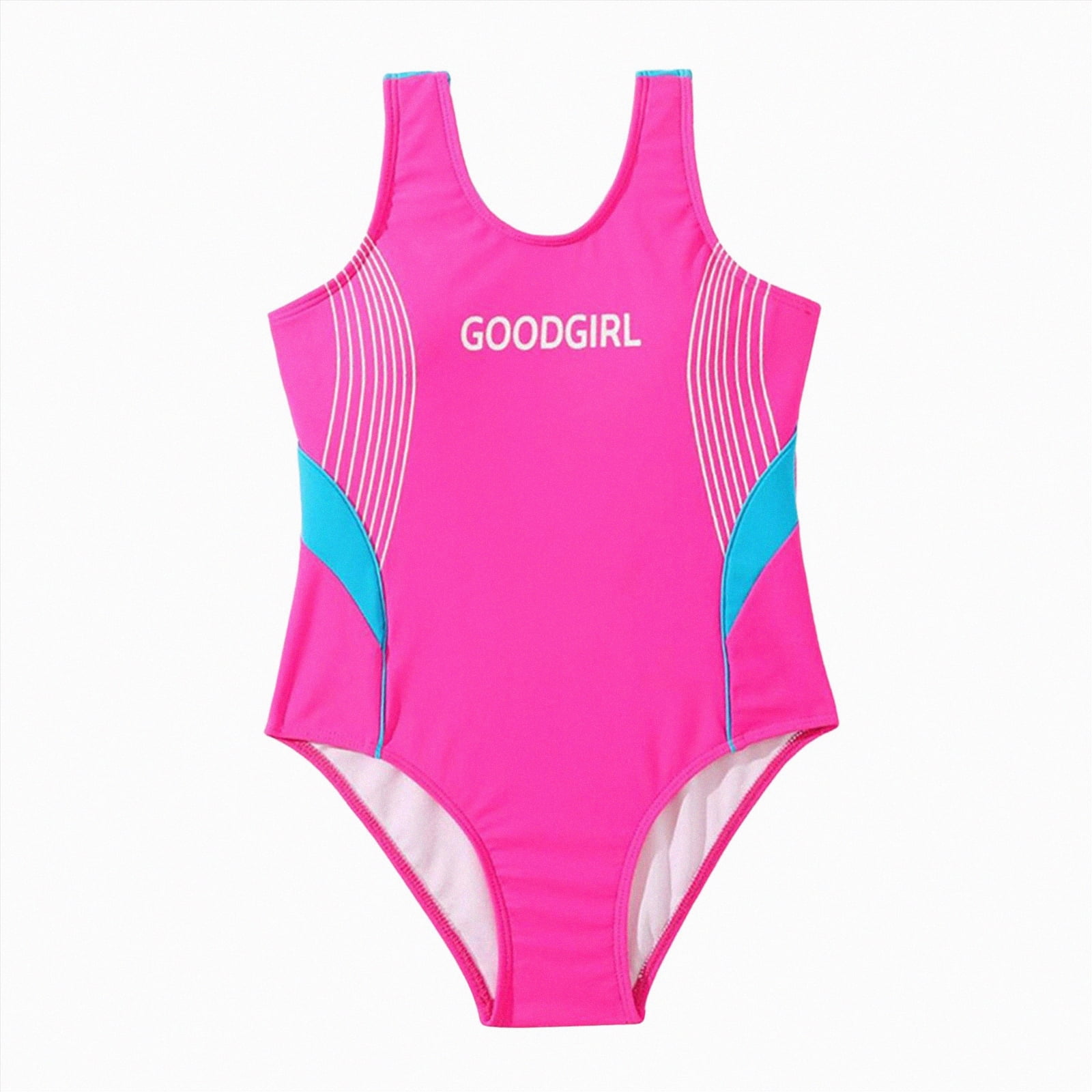 Gubotare Swim Suit Girls Kids Big Little Girls One-piece Jumpsuit ...