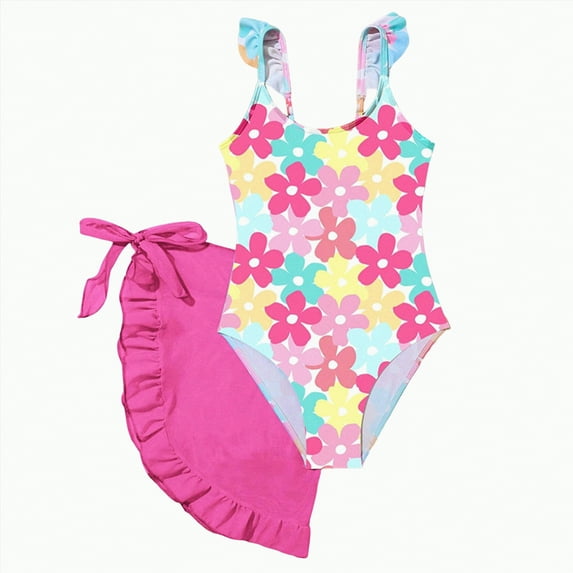 Gubotare Swim Suits for GirlsOne Piece Swimsuit for Girls Bathing Suit ...