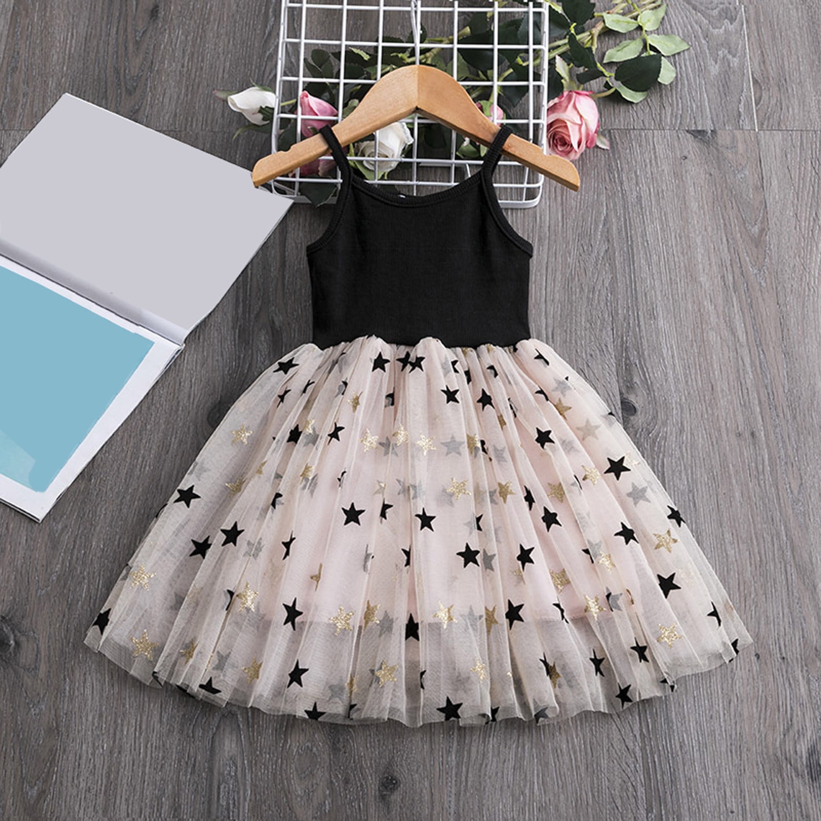 Princess Pageant Dress MCieloLuna – Satin Tulle Princess Gown With ...