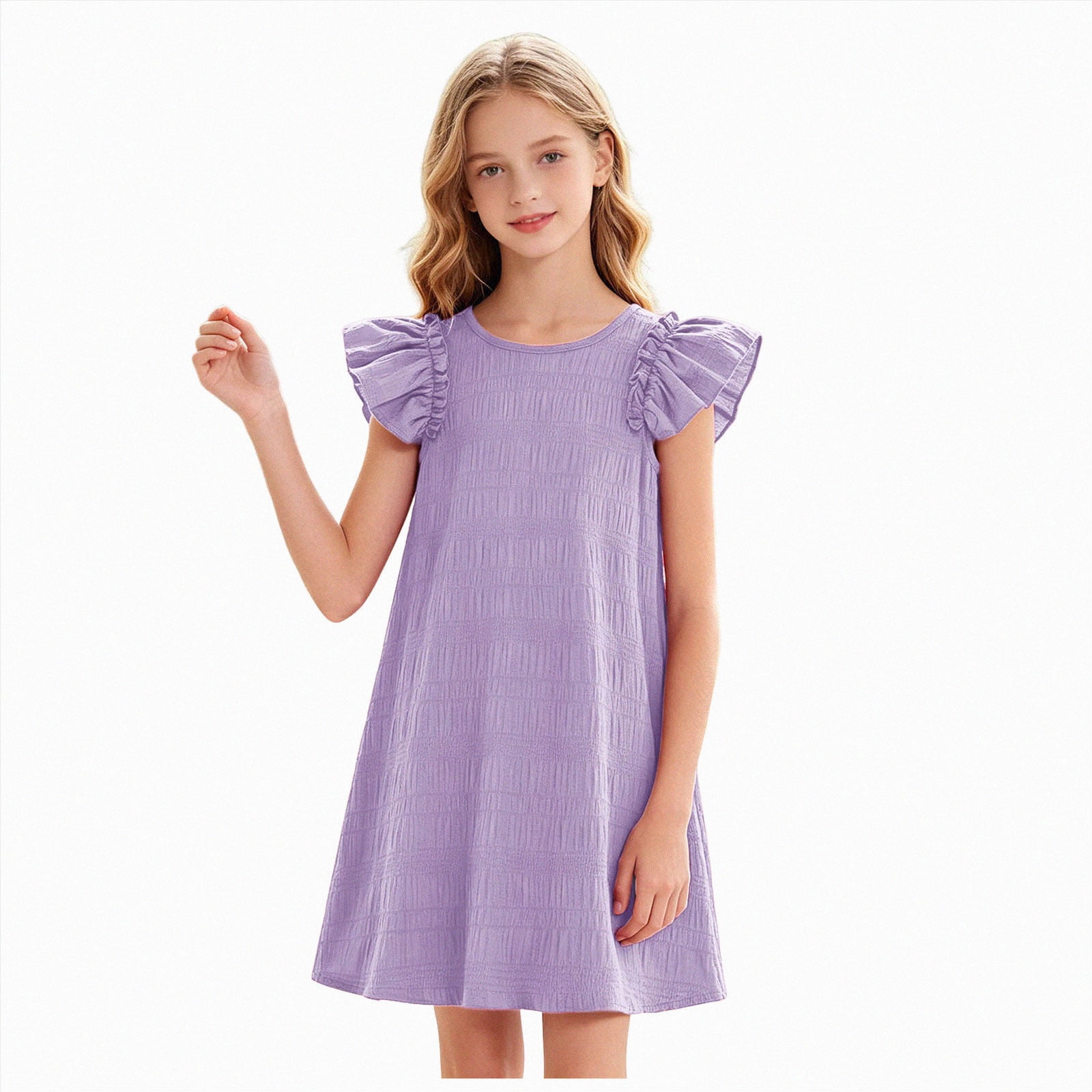 Gubotare Toddler Birthday Dress Girls Birthday Party Dress Ruffle ...