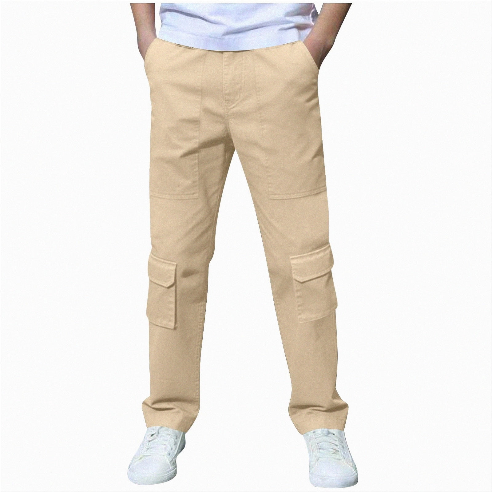 Gubotare Toddler Boy Clothes Pants Boys' Solid Color Drawstring Elastic ...