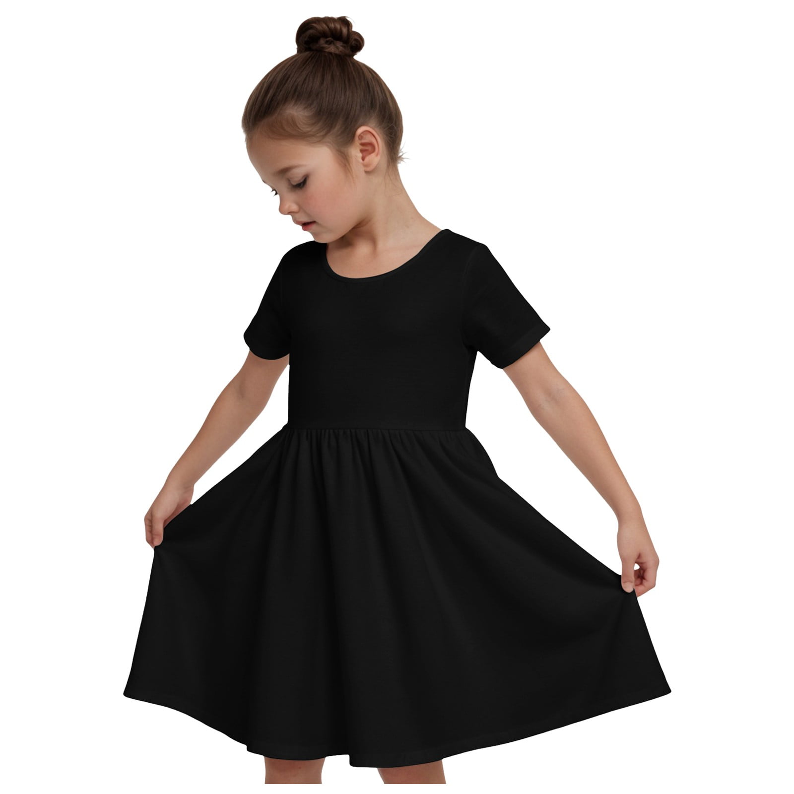 Gubotare Tween Girls Dresses Girls Casual Dresses Summer Crew Neck ...