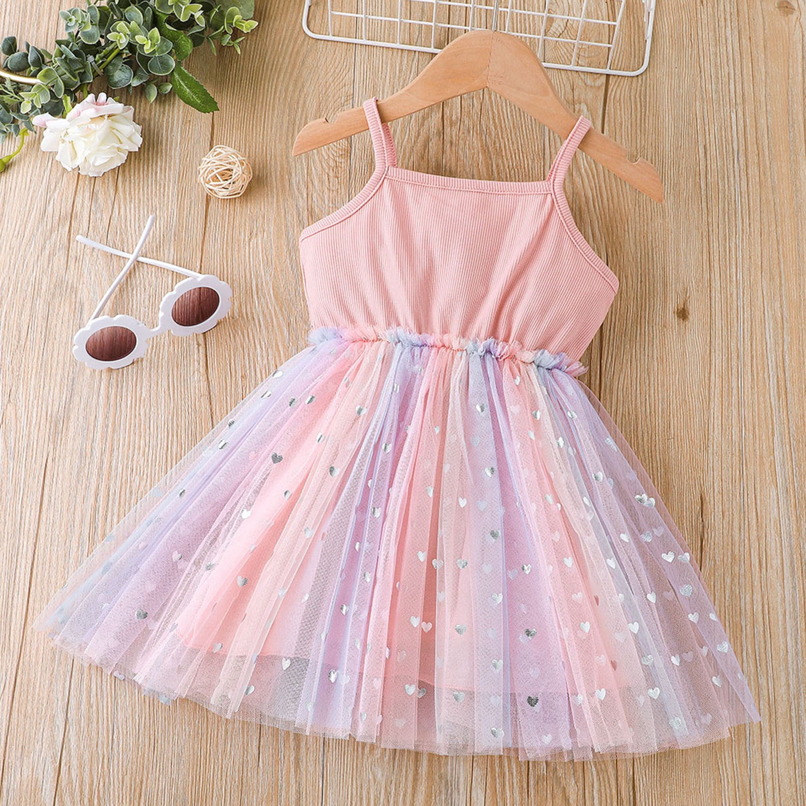 Gubotare Tween Girls Dresses Little Girls Kids Summer Chiffon Ruffle ...