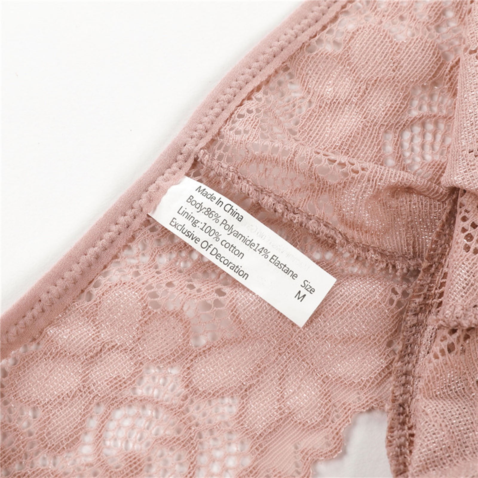 Gubotare Women Panties Thong Women Lace Patchwork Panties Women ...