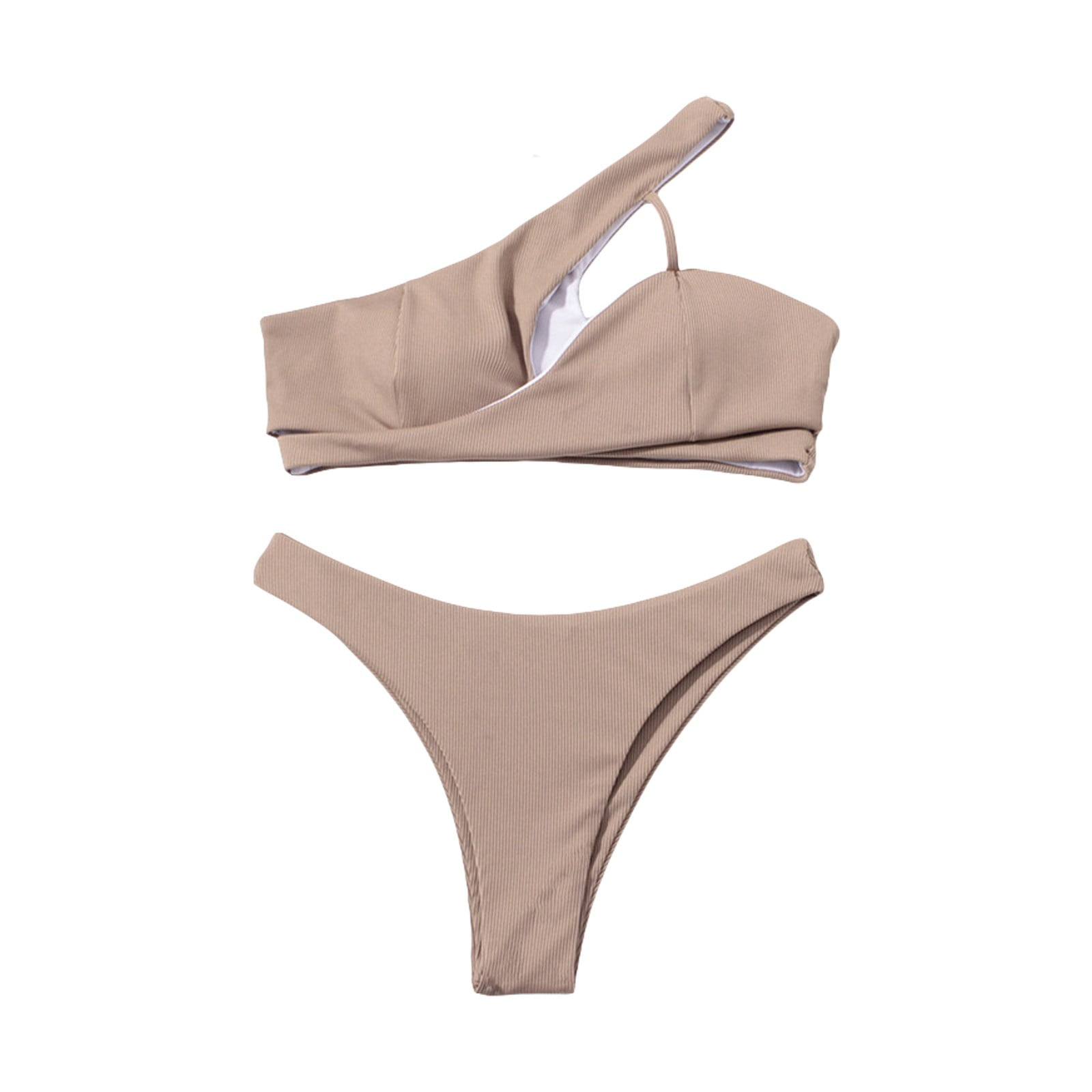 Gubotare Women Swimsuits Womens String Two Piece Halter Top Triangle Bikini Set With Tie Side