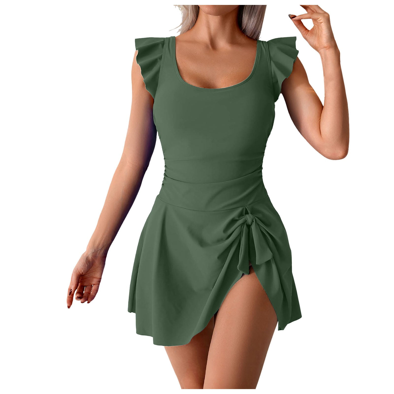 Gubotare Women Swimsuits Womens 1 Piece Swimsuit TummyControl Bathing ...