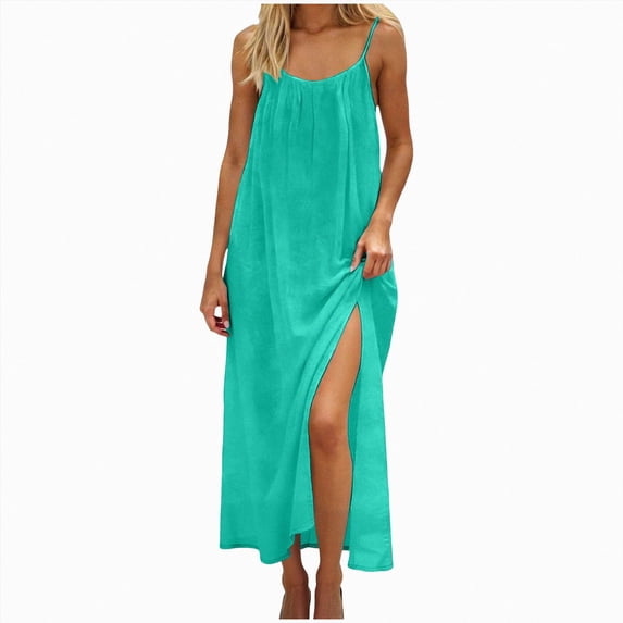 Gubotare Women's Maxi Dresses for Women Casual Long Summer Sun Dresses ...