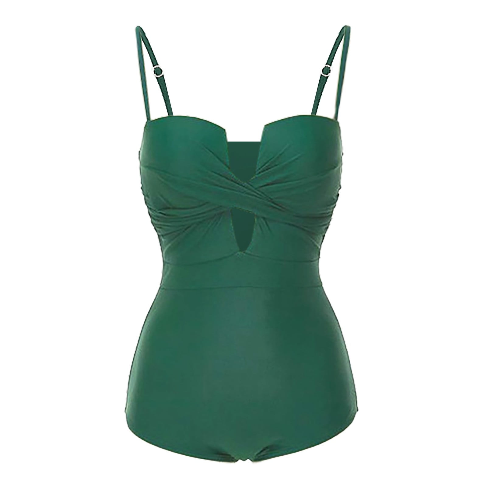 Gubotare Womens Swimsuits Women One Piece Swimsuit High Neck Plunge ...