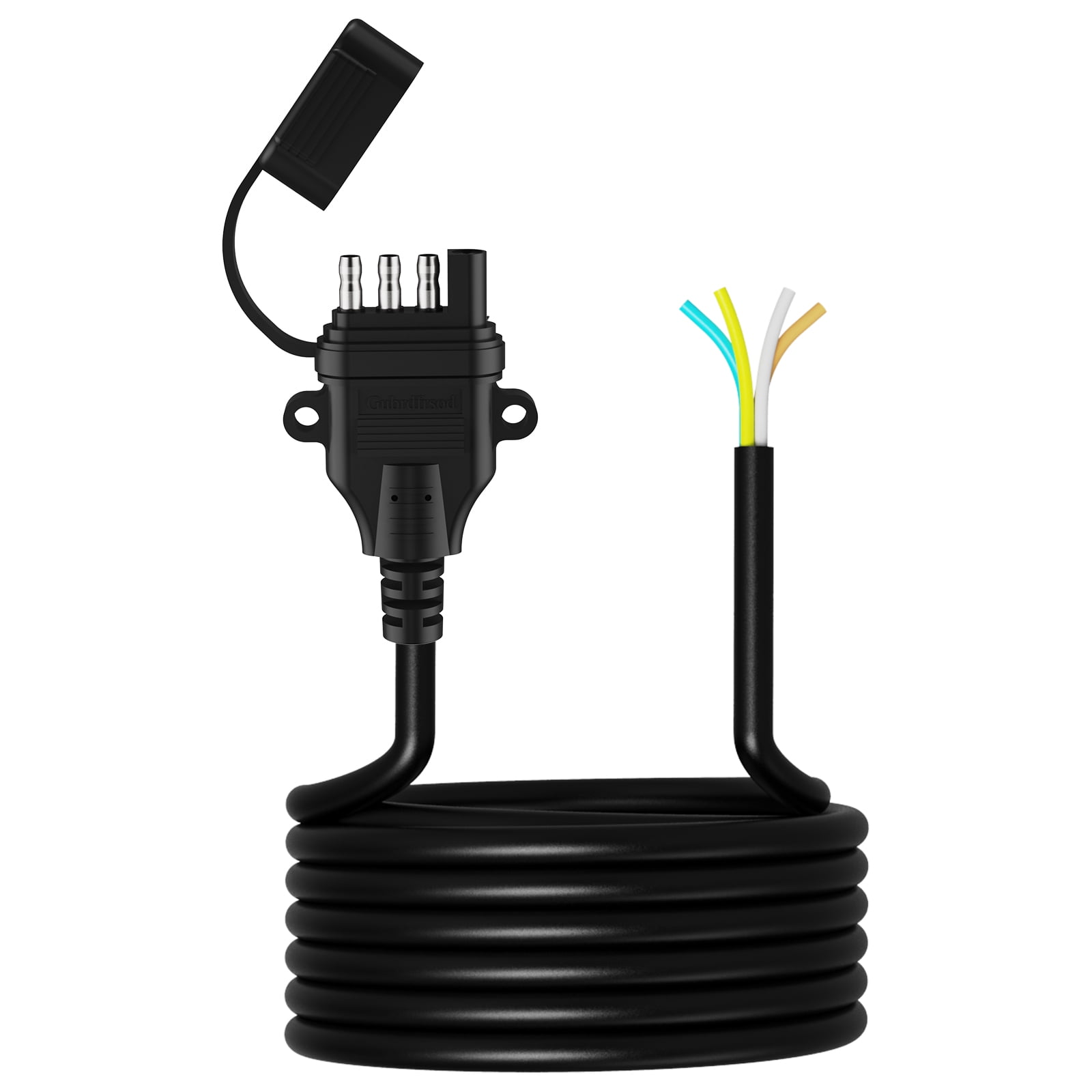 Gubrdfrsod 18AWG 4 Pin Trailer Connector (20Ft)Trailer Wiring With ...