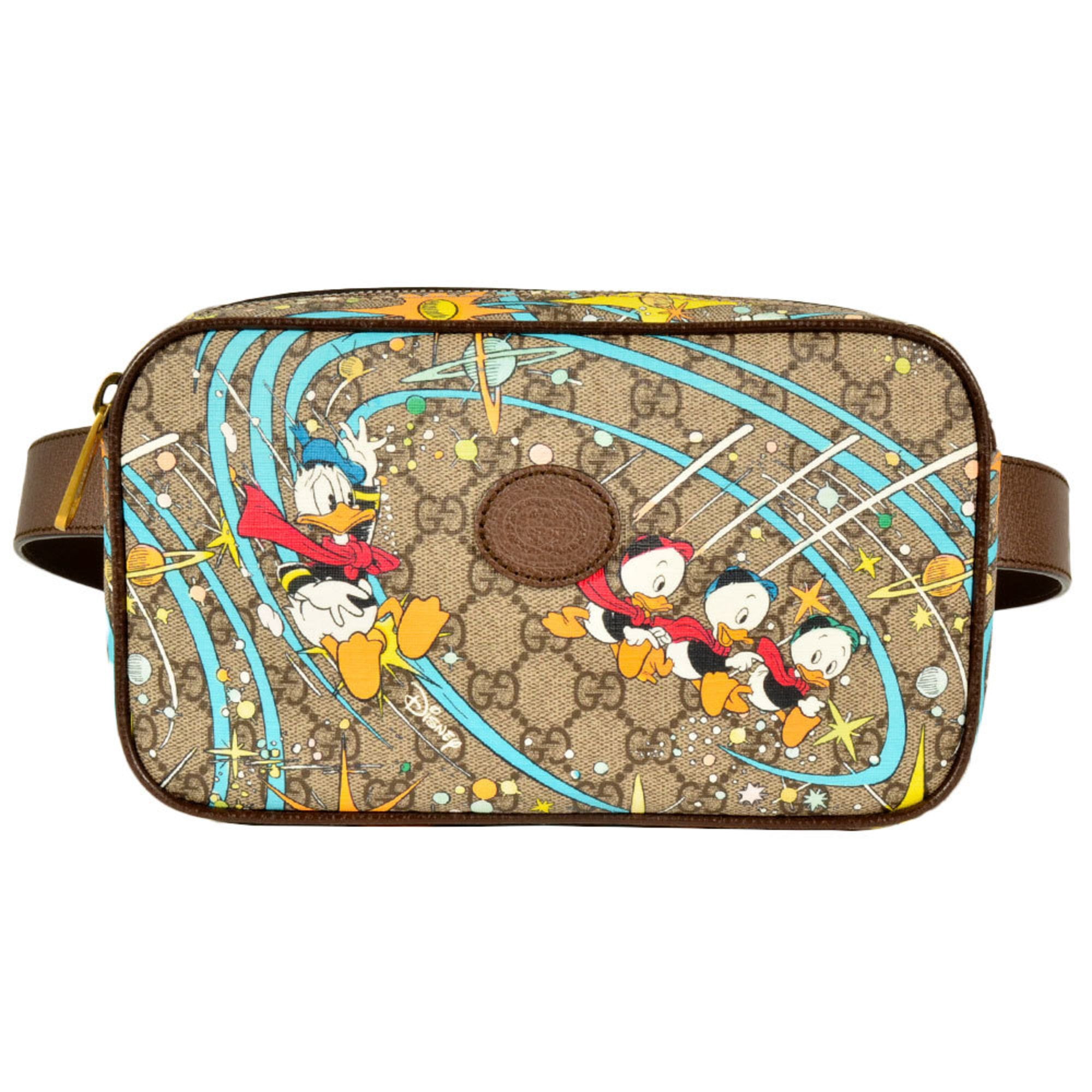 Pre-Owned Gucci Disney collaboration Donald Duck belt bag, body GG ...