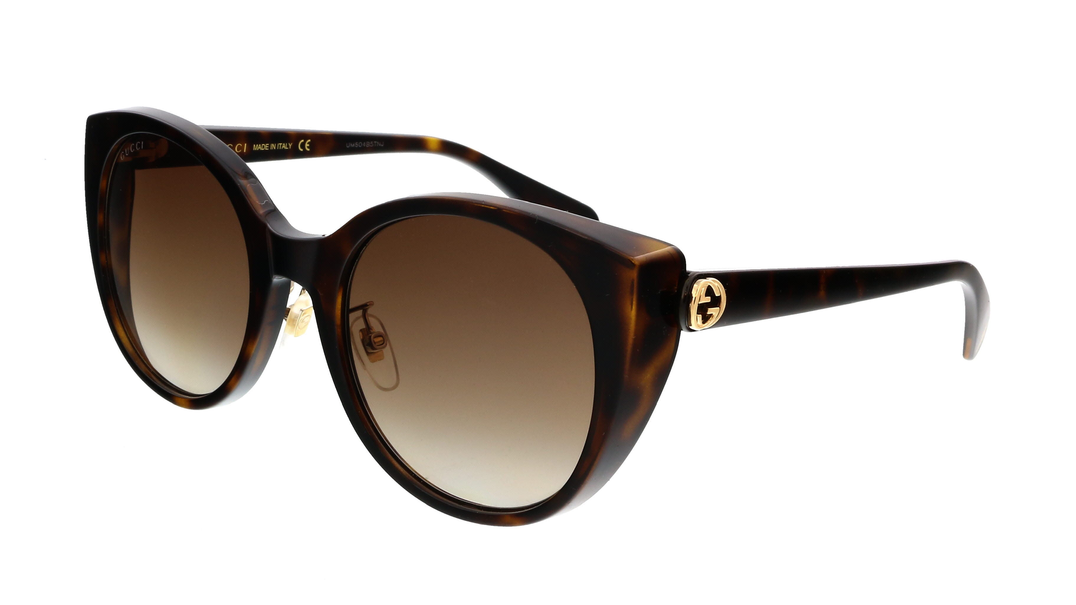 Gucci GG0369S 002 Havana Cateye Sunglasses - Walmart.com