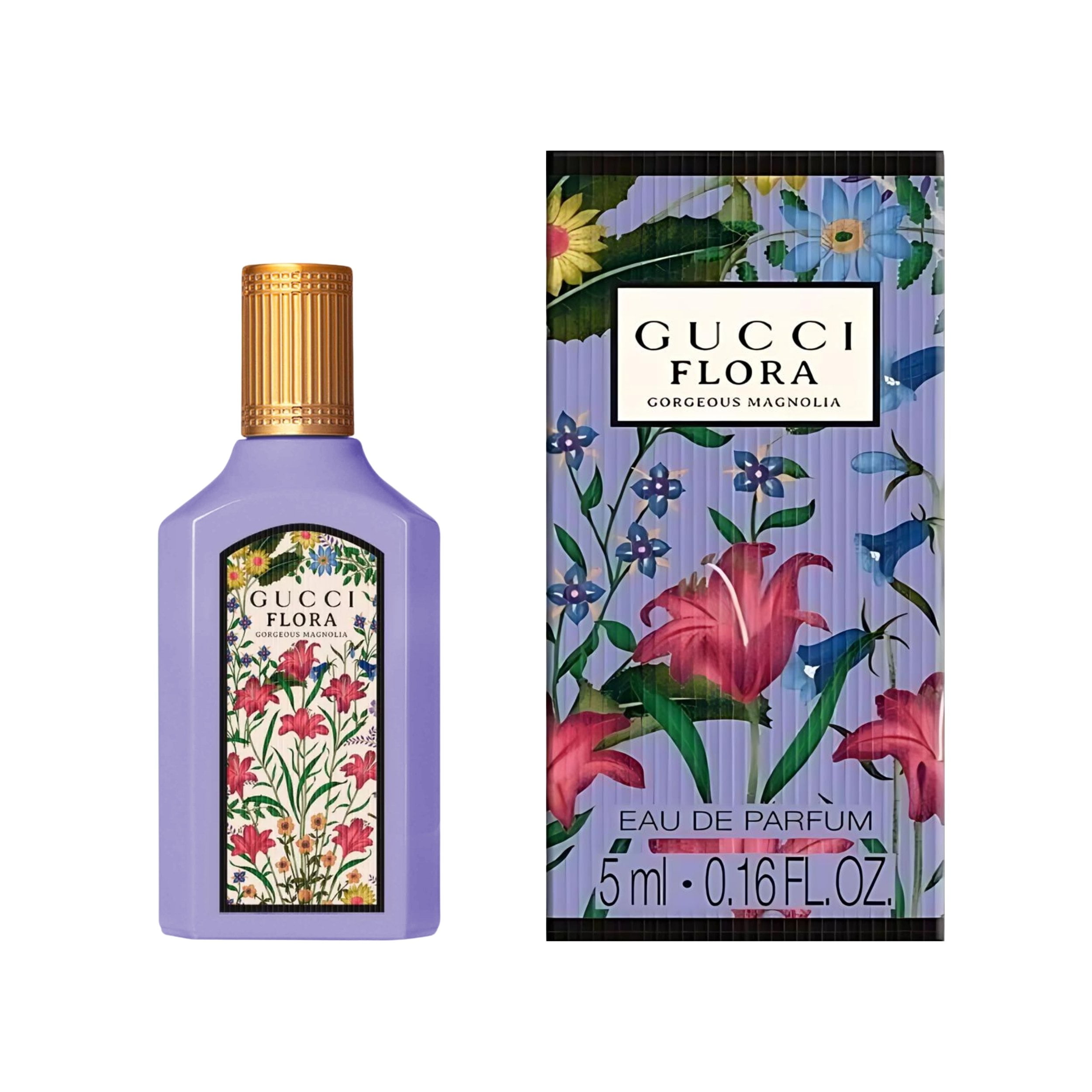 Gucci Flora Gorgeous Magnolia Eau De Parfum Mini Splash Top 0.16 Fl Oz ...