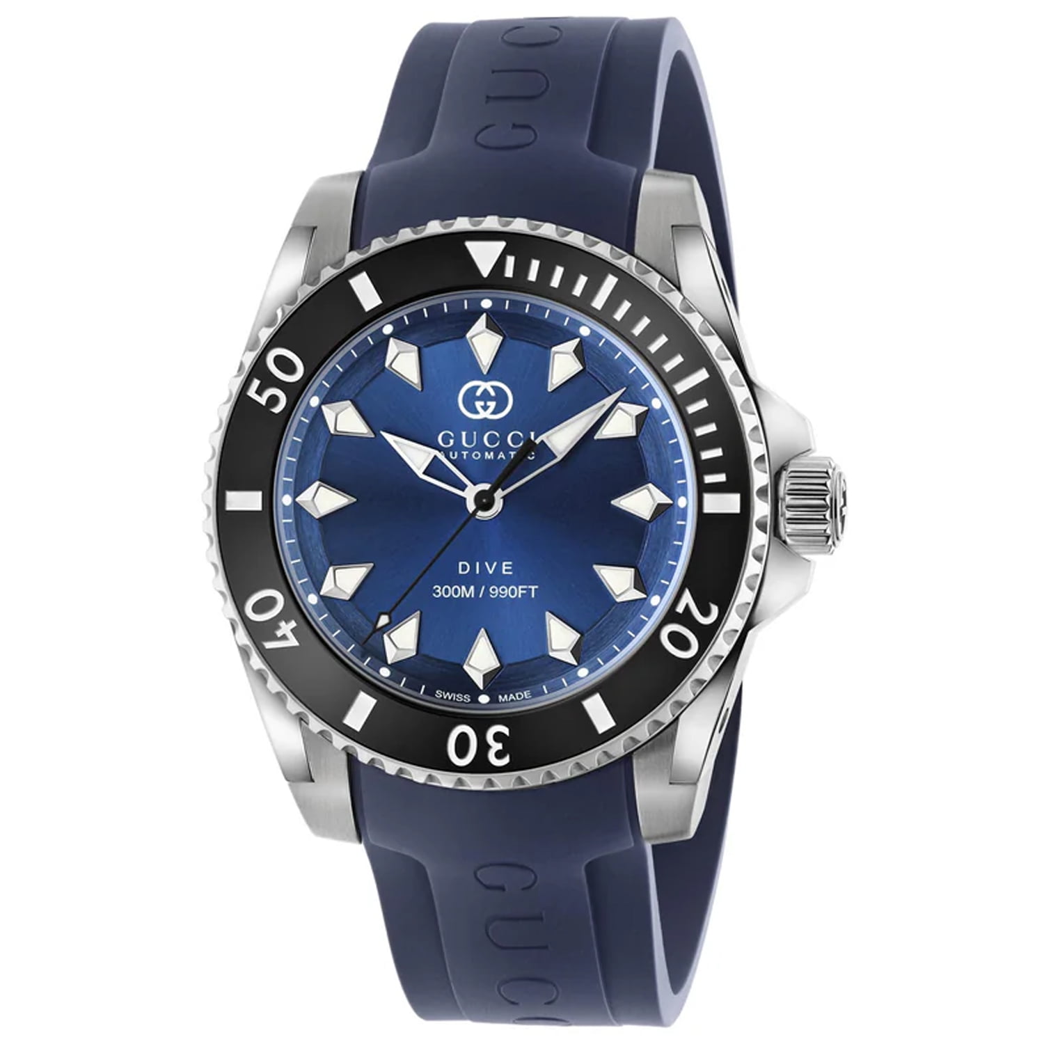 Gucci Men's Dive Blue Dial Watch - YA136359 - Walmart.com