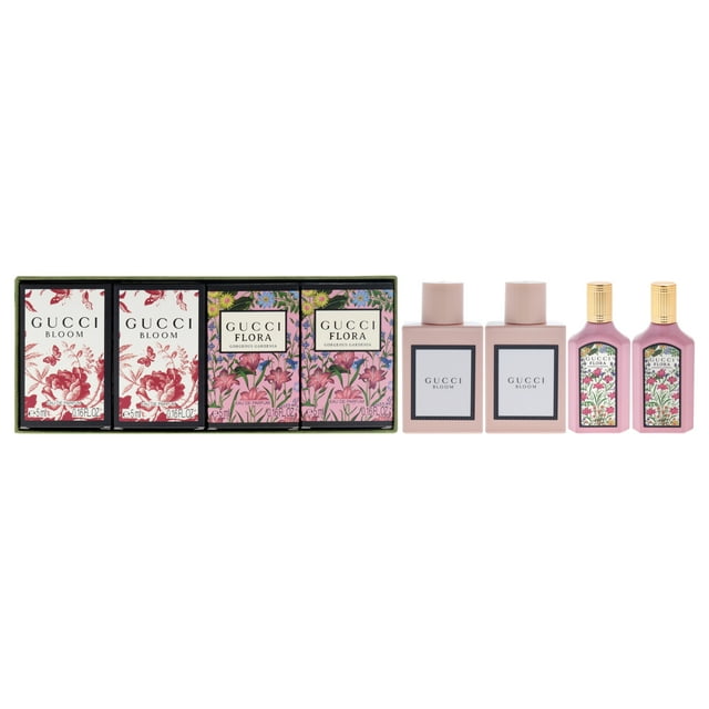 Gucci Gucci Variety , 4 Pc Mini Gift Set 2 x 0.16oz Gucci Bloom EDP ...