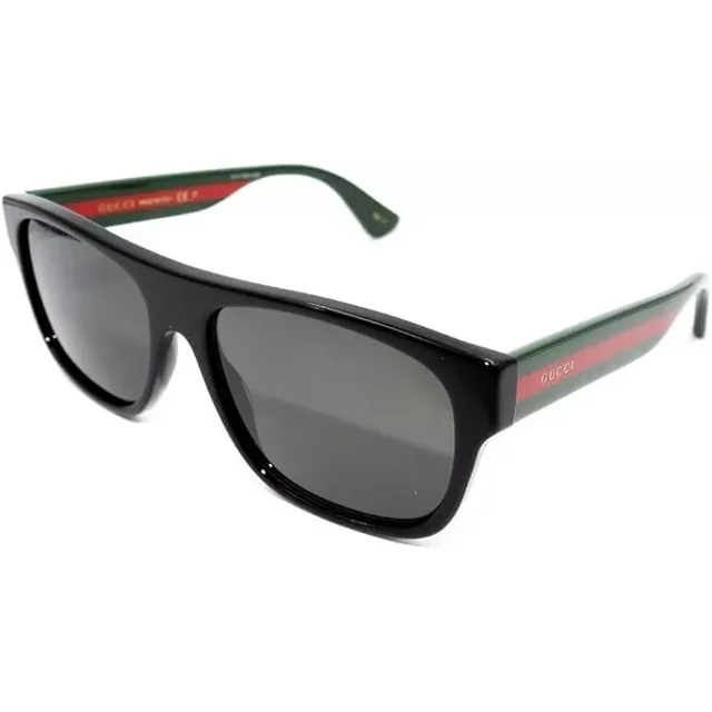 Gucci Polarized Grey Rectangular Men's Sunglasses GG0341S 002 - Walmart.com