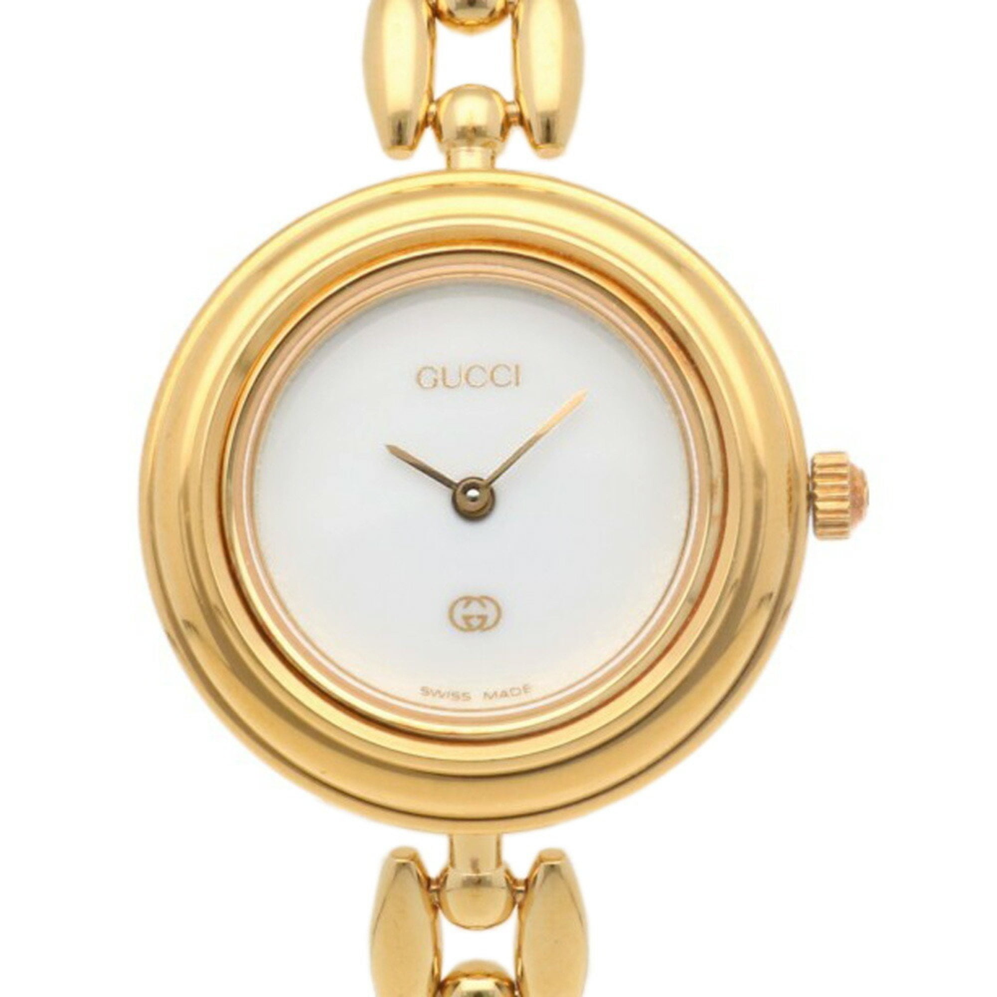 Pre-Owned Gucci Watch GP 11/12 Quartz Ladies GUCCI Changeable Bezel 6 ...