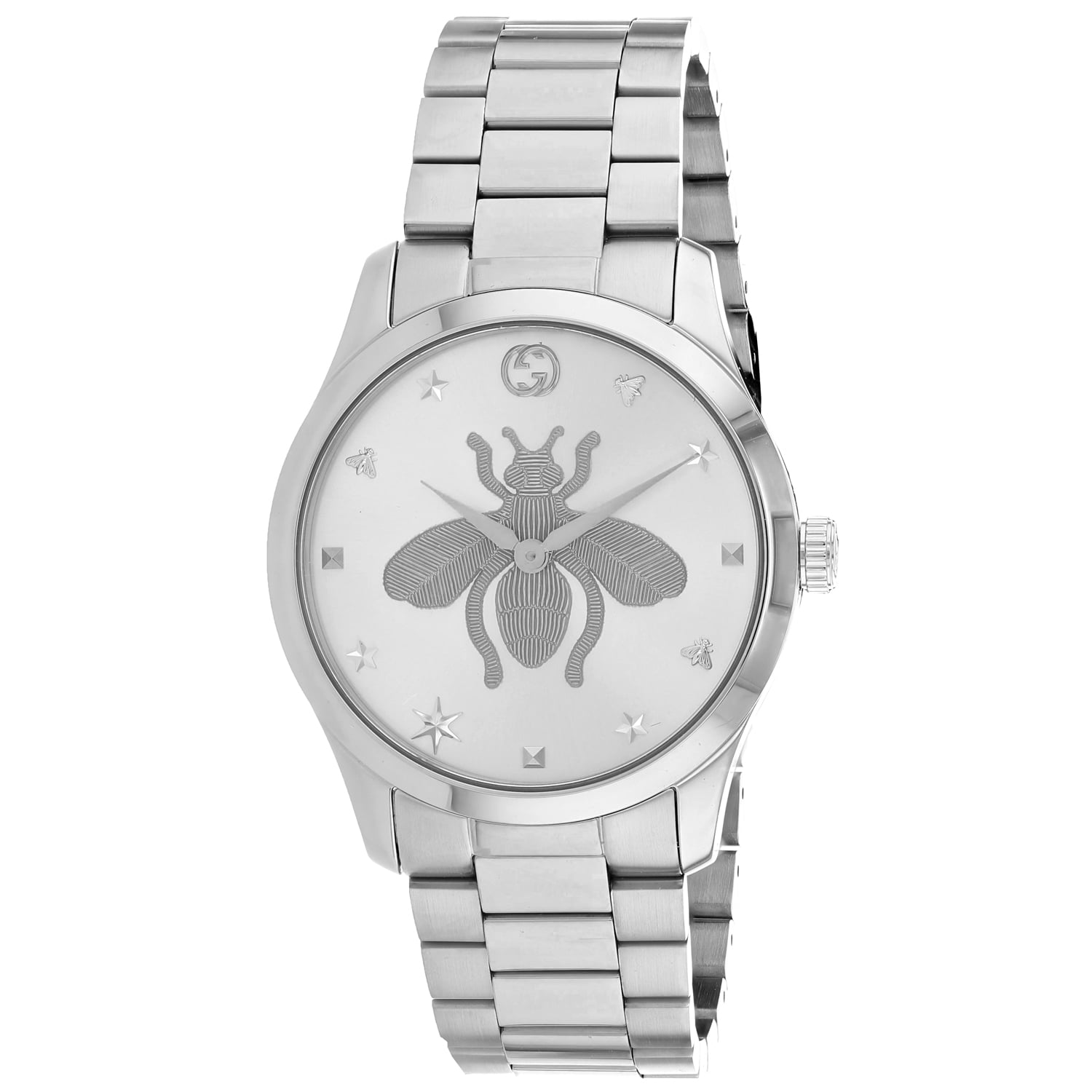 Gucci Women's G-Timeless Silver Dial Watch - YA1264126 - Walmart.com