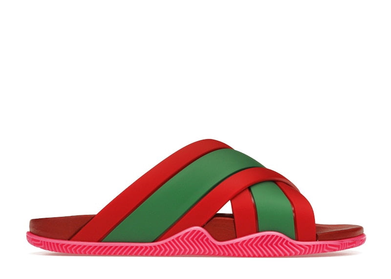 Gucci Women's Web Slide Pink Rubber Sandals, from StockX - Walmart.com