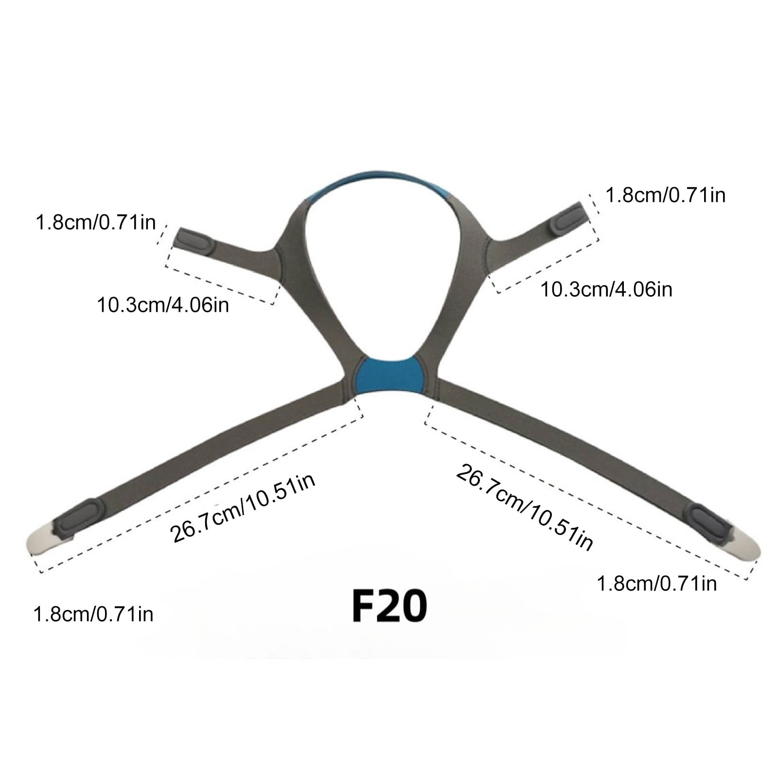 Guczhu Replacement Headband For Resmed F10 Or F20 Cpap Mask Cloth ...