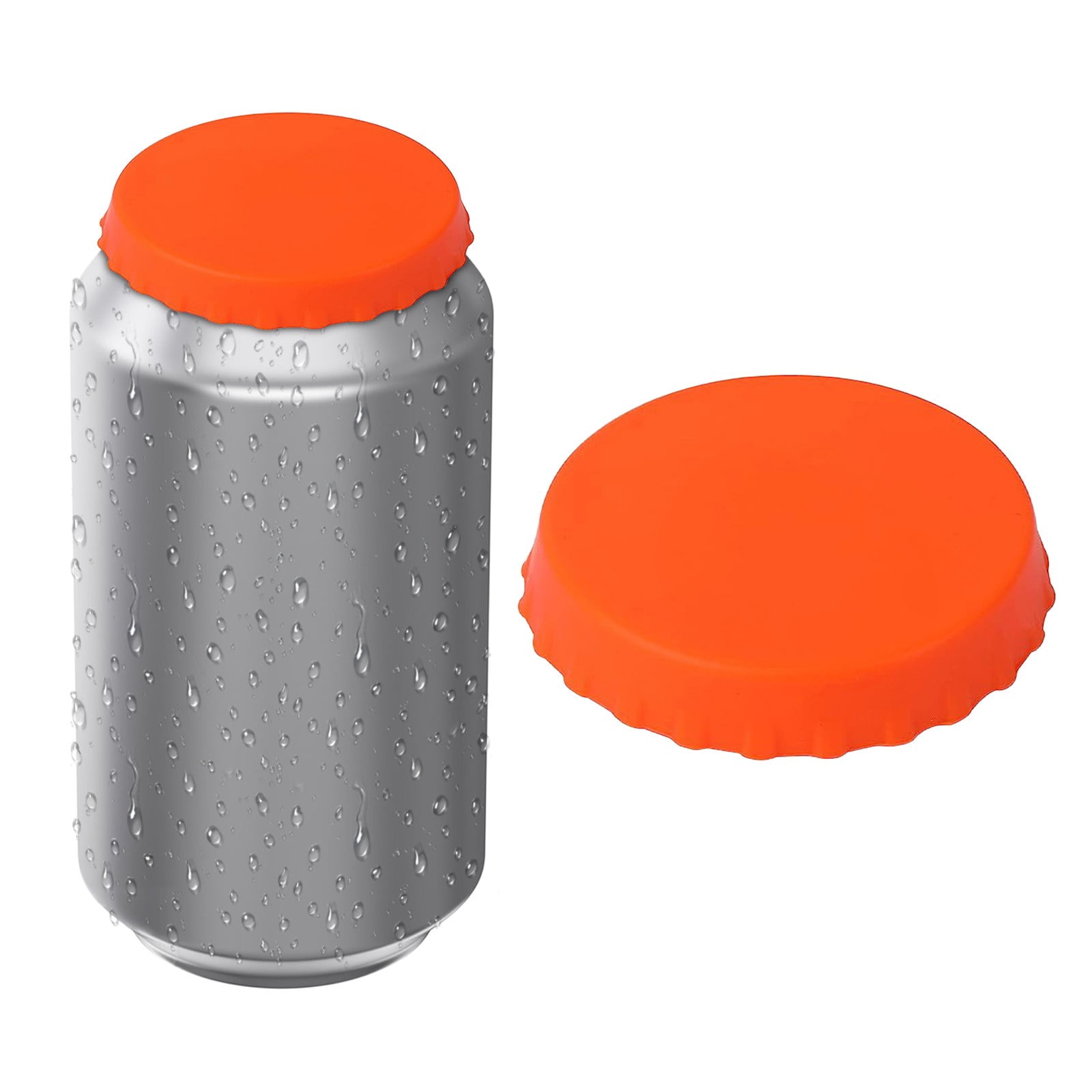 Guczhu Reusable Silicone Can Lids for Beer Soda and Drinks, Airtight ...